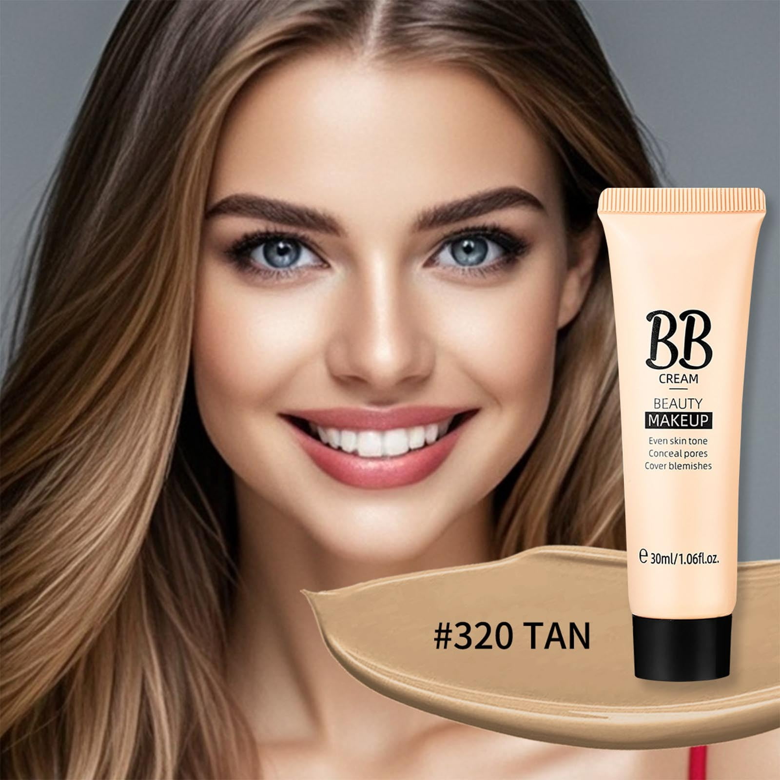Natural Makeup Concealer Cream | 30ml | Pore-Blurring Full Coverage ...