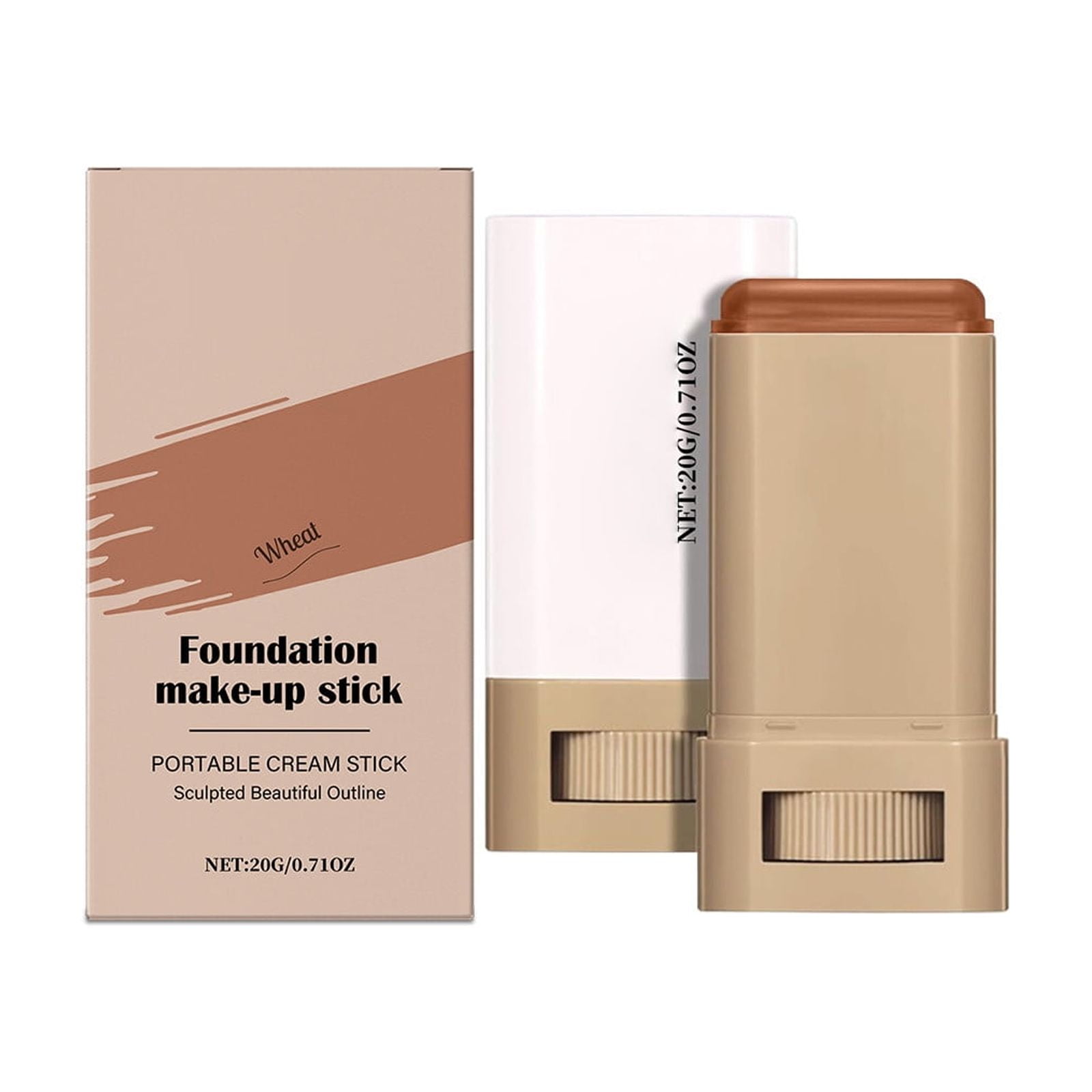 Natural Makeup Face Stick,Long-Lasting Moisturizing Cream,Vegan Formula ...