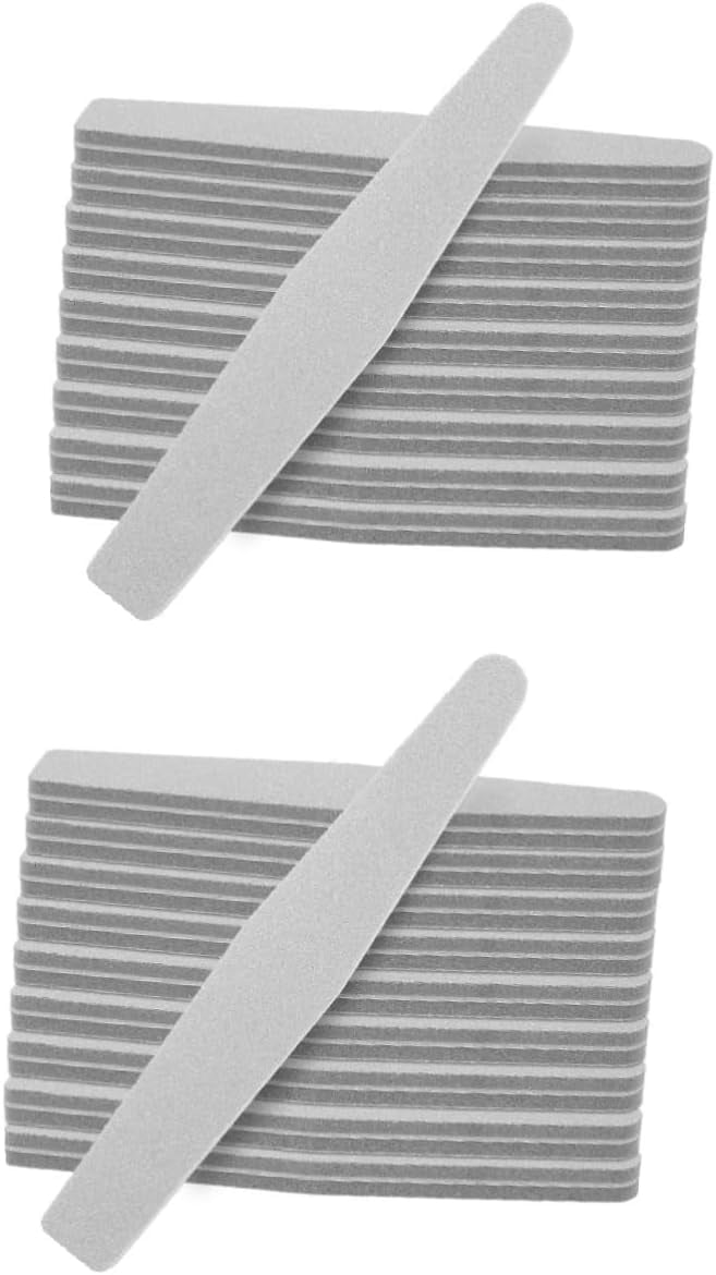 Natural Manicure File 20 pcs Finger Scraping Shiner Double-sided Glass ...
