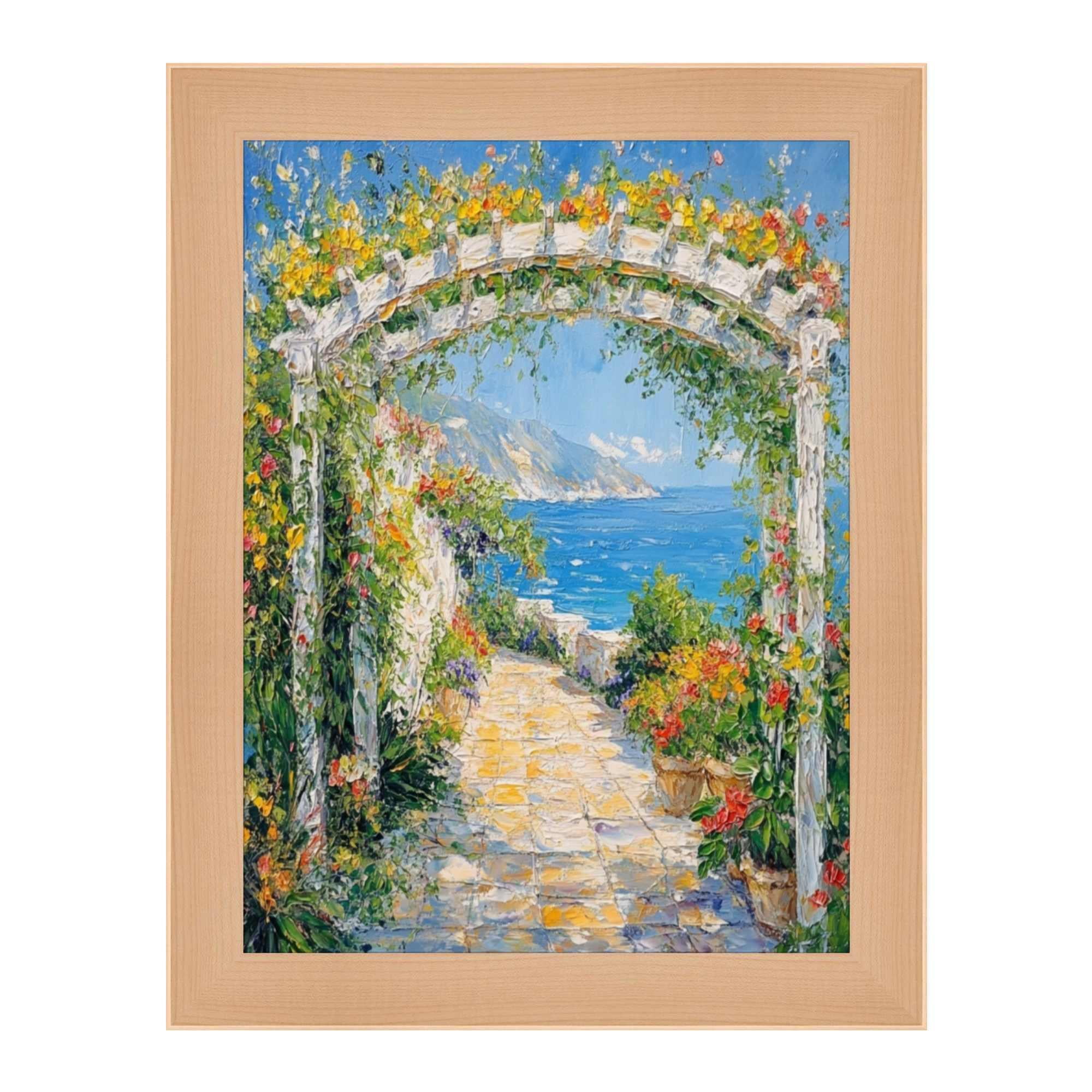 Natural Maple Wood Flat Picture Frame 30x30 frame - Walmart.com