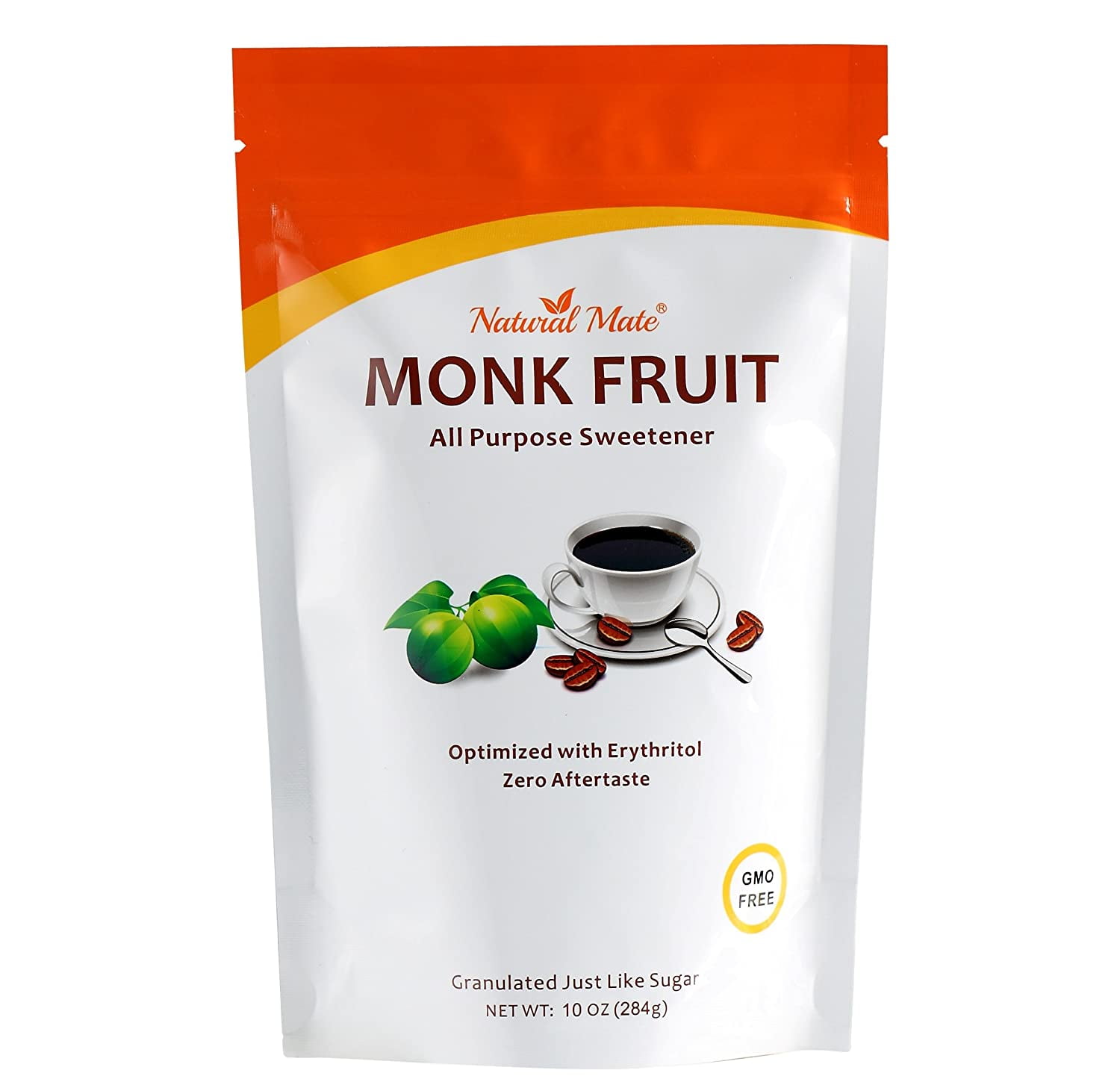 Natural Mate Monkfruit Sweetener with Erythritol (10oz) 5Pack - All ...