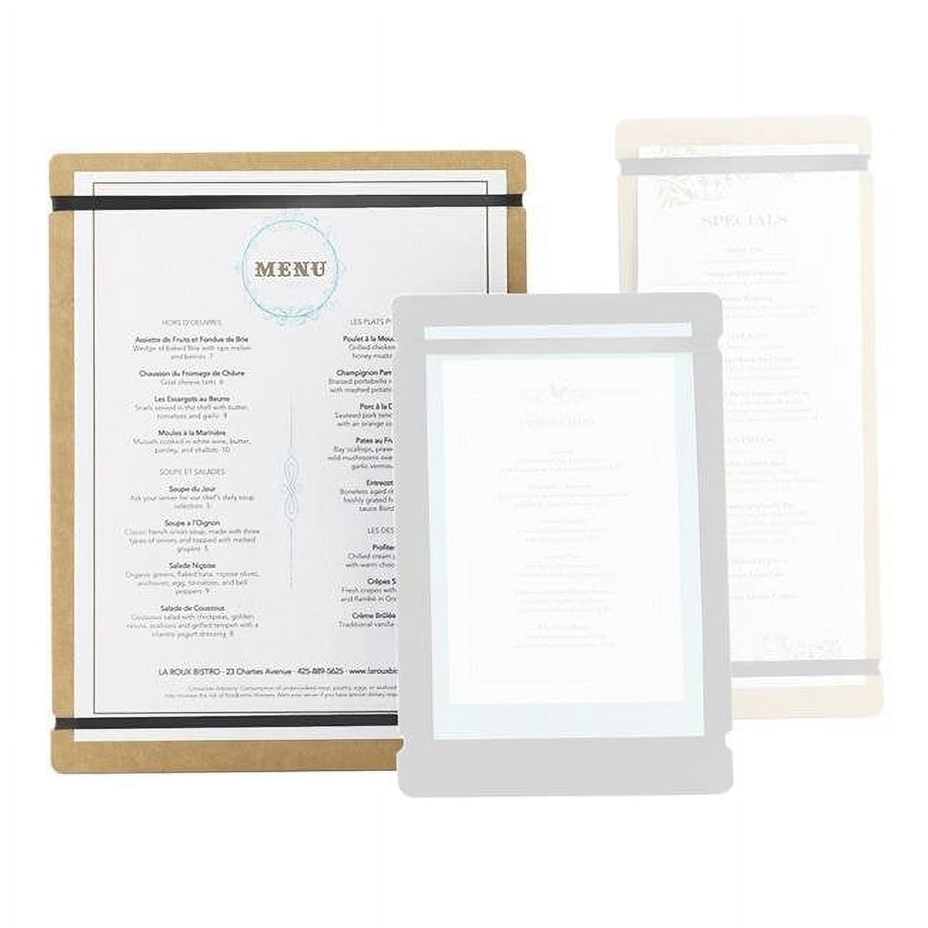 Natural Menu Board with Flex Bands - Walmart.com