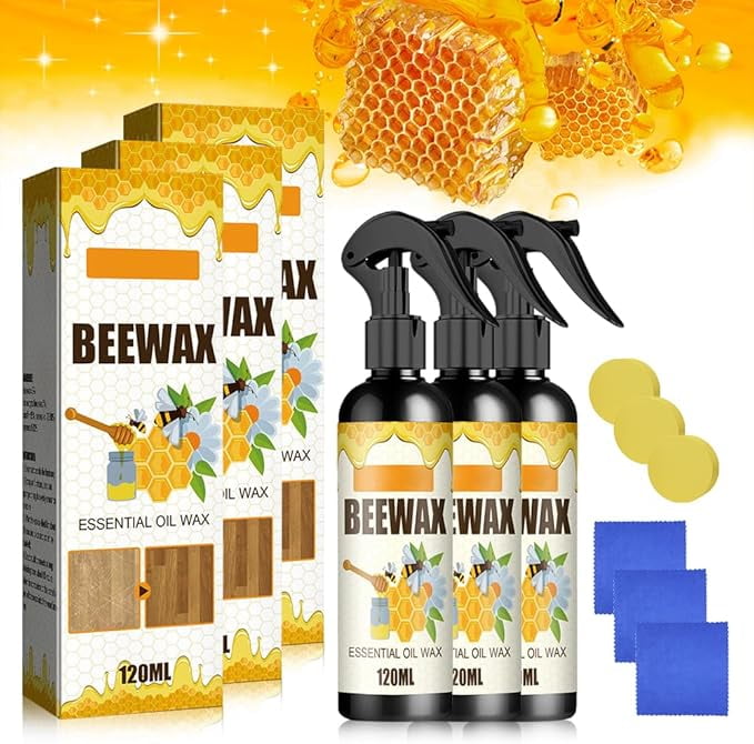Natural Micro-Molecularized Beeswax Spray, 2024 Upgrade Beeswax Spray ...