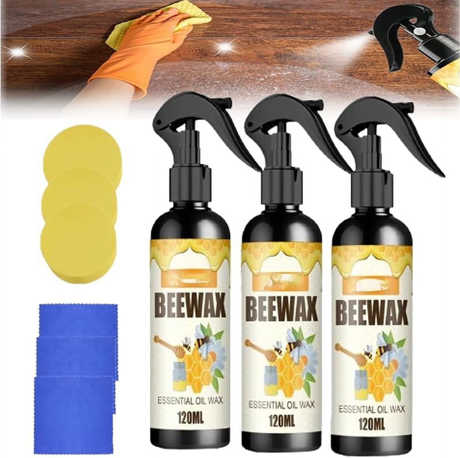 Natural Micro-Molecularized Beeswax Spray, 2024 Upgrade Wood Polish ...