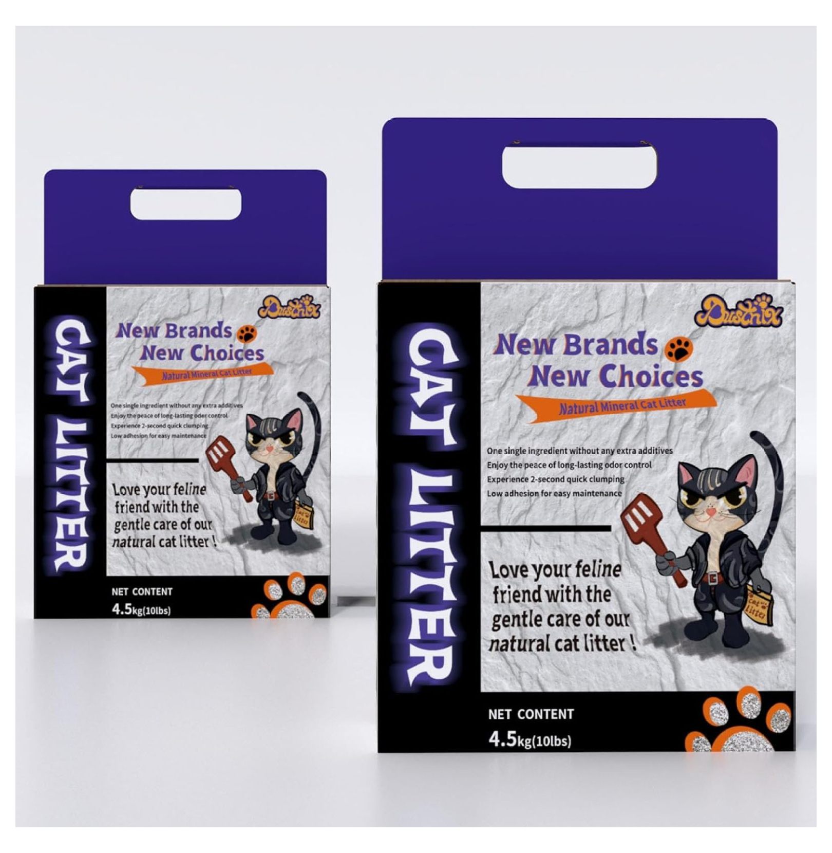 Natural Mineral Cat Litter - Low Dust, Clumping, Long-Lasting Odor ...