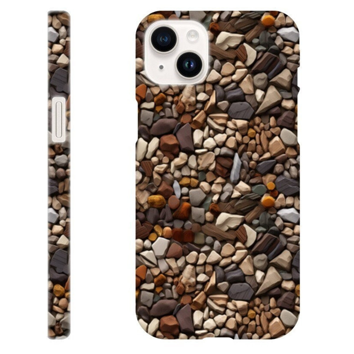 Natural Mineral and River Rock Pattern Art Case with iPhone 17 to 11 ...