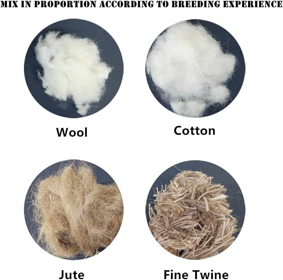 Natural Mixing Nesting Material Pads For Bird Nest, Bird Nest Nesting Liner - Walmart.com