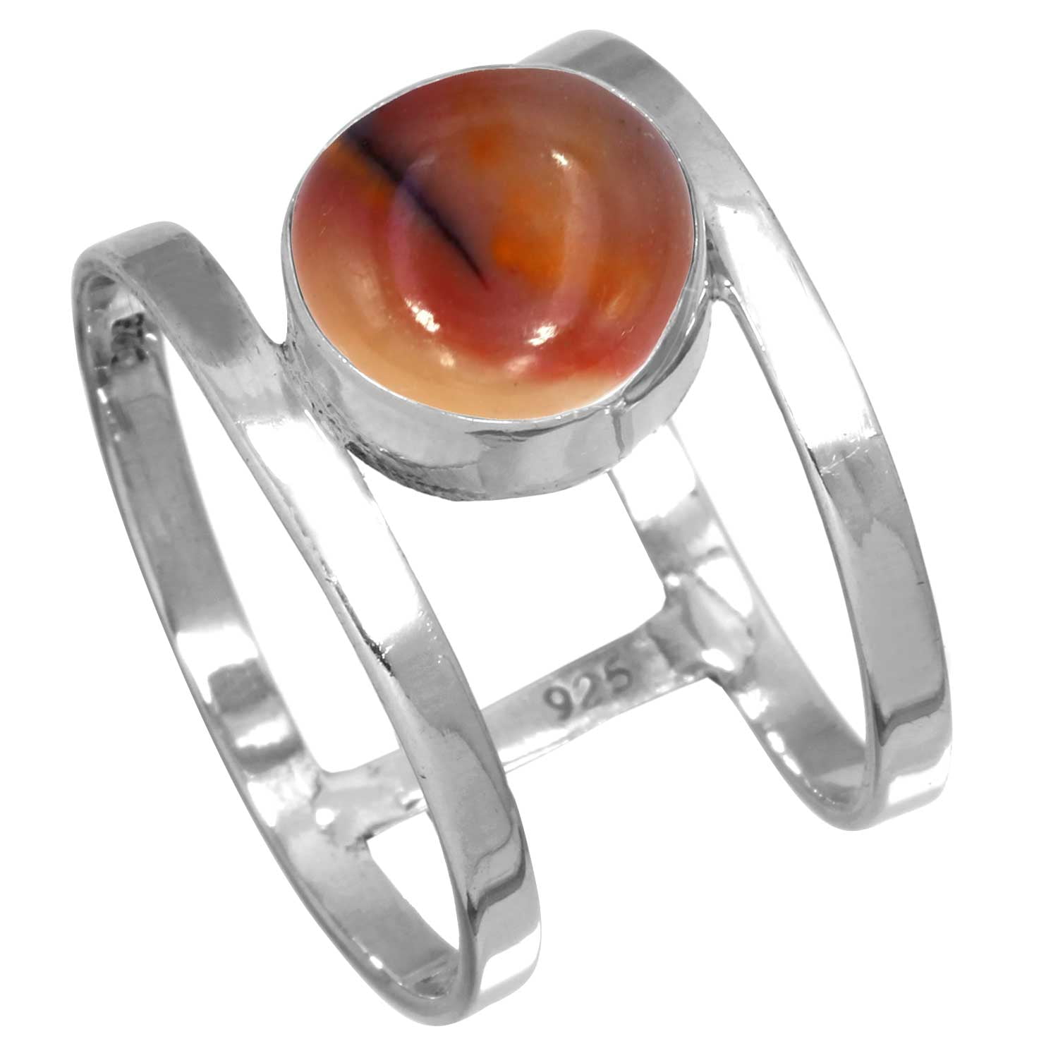 Natural Mookaite Ring 925 Sterling Silver Handmade Jewelry - Walmart.com