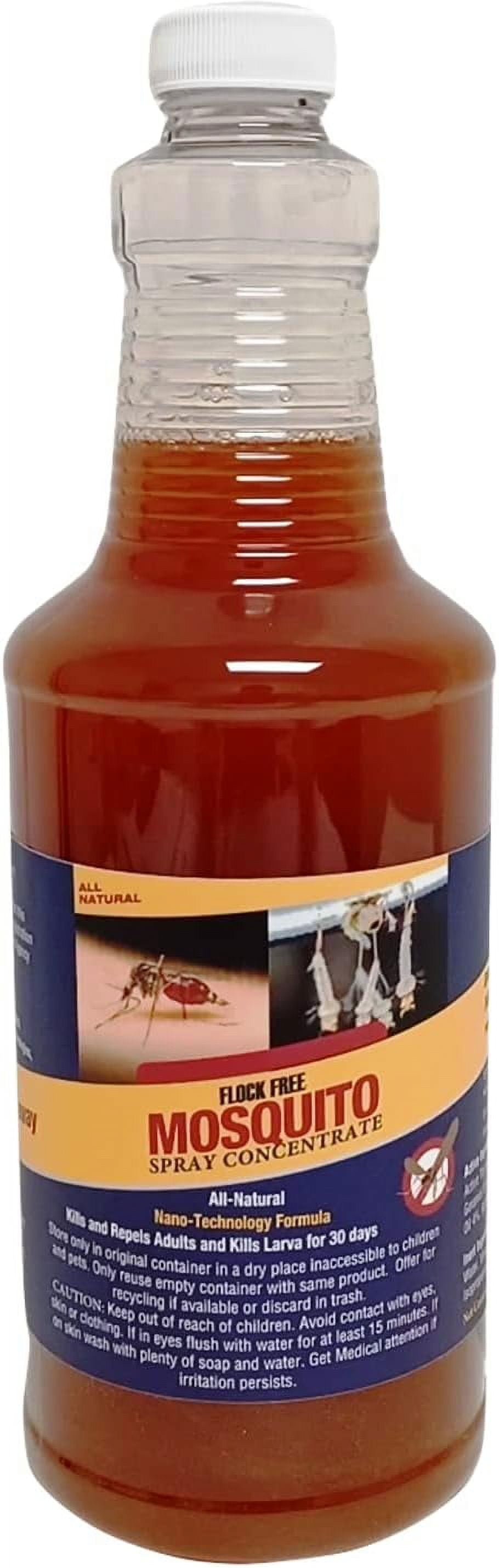 Natural Mosquito Control Spray Concentrate, Repels Mosquitoes, Ticks ...
