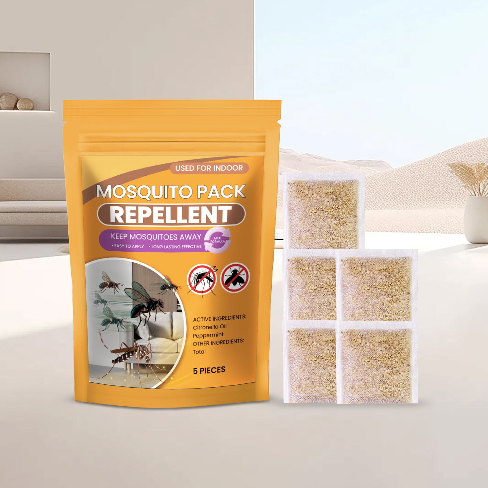 Natural Mosquito Repellent, Indoor Outdoor Mosquito Control for Patio ...