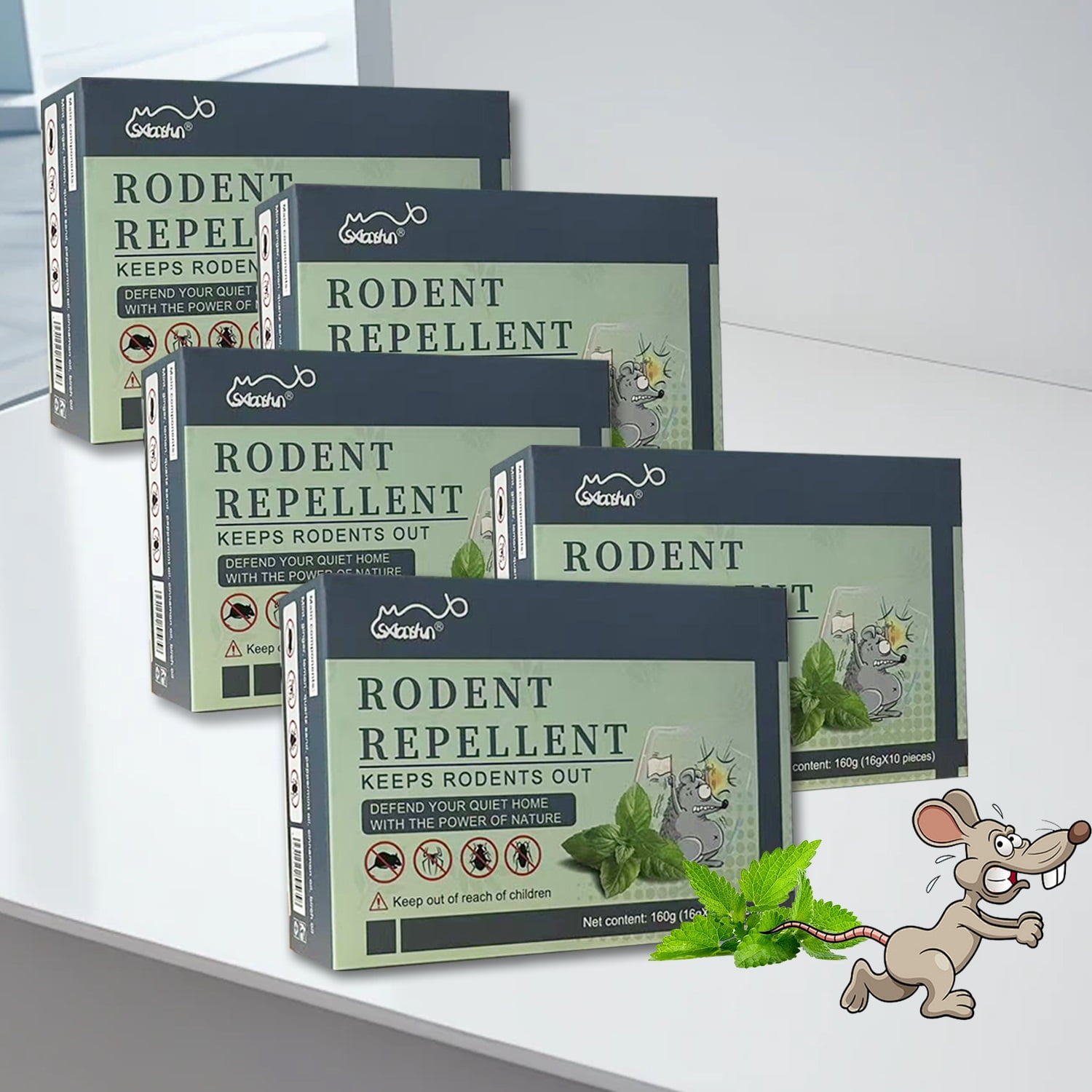 Natural Mouse Repellent Pouches 10-Pack | Moth Balls Alternative with ...