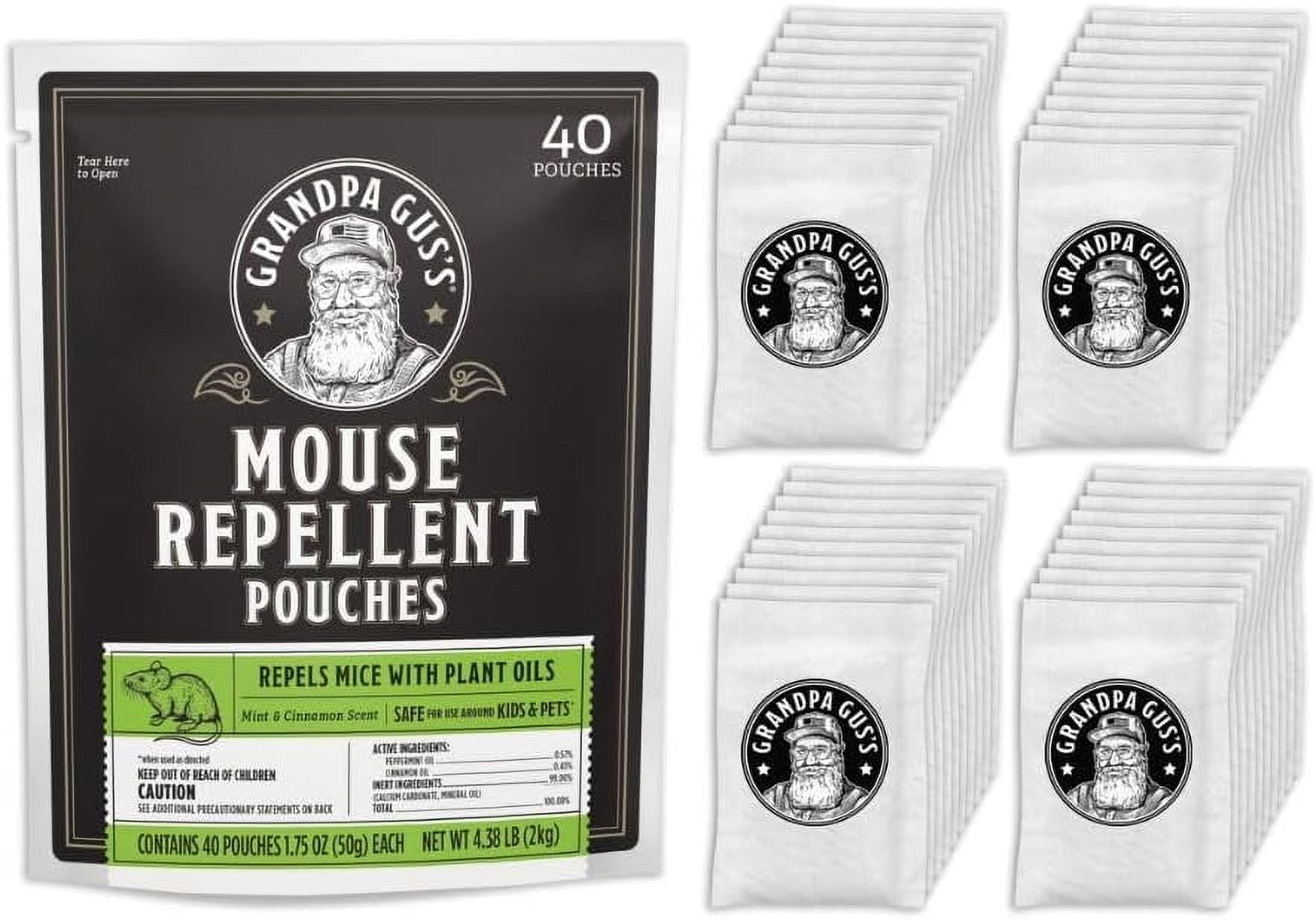 Natural Mouse Repellent Pouches, Cinnamon/Peppermint Oils Repel Mice ...