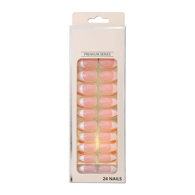 Natural Nail Tips Acrylic Half Gel Nails On Acrylic Nail Tips Clear