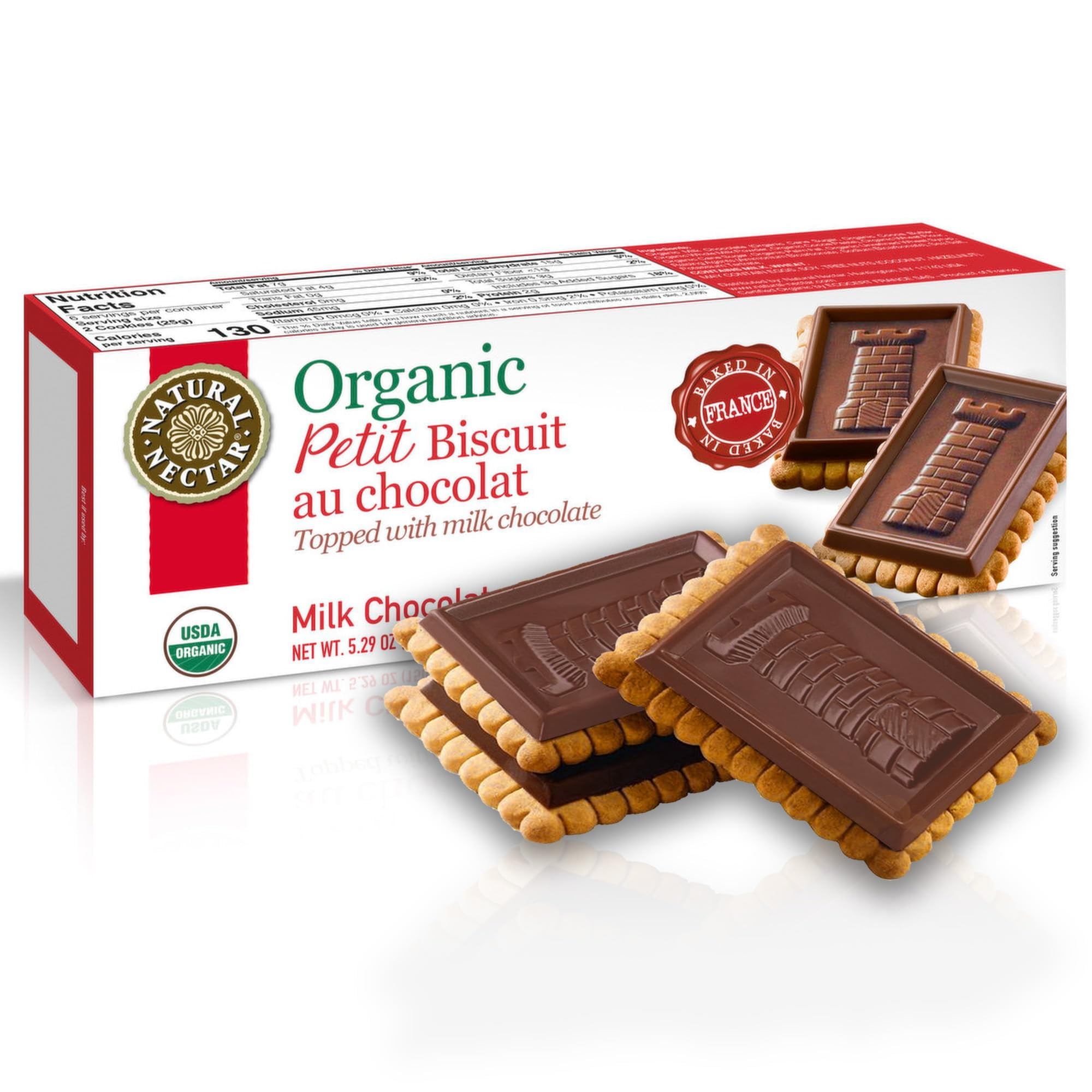 Natural Nectar Organic Milk Chocolate Petit BSL1 Biscuit - Perfect with ...