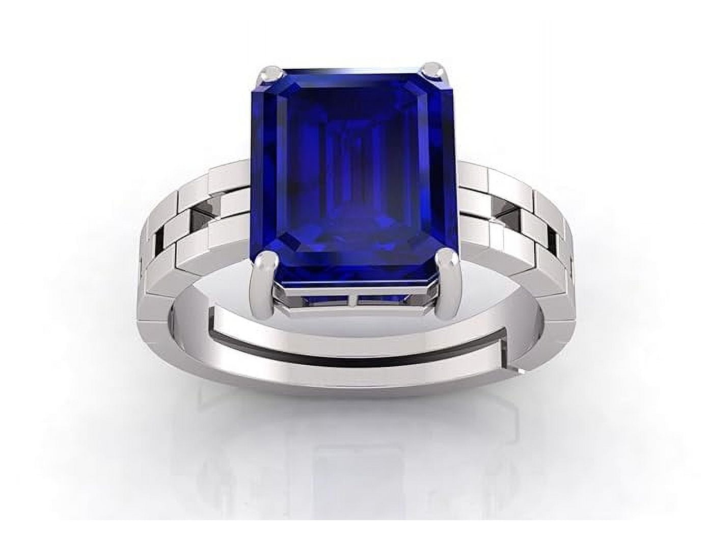 Natural Neelam Stone Original Certified Neelam Stone Blue Sapphire Ring ...