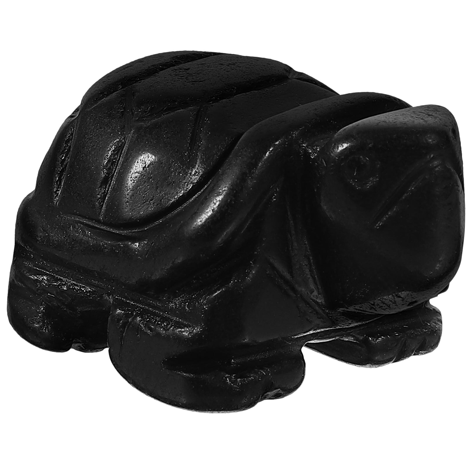 FUEENIRVA Adorable Obsidian Turtle Sculpture Sturdy Animal Ornament for ...