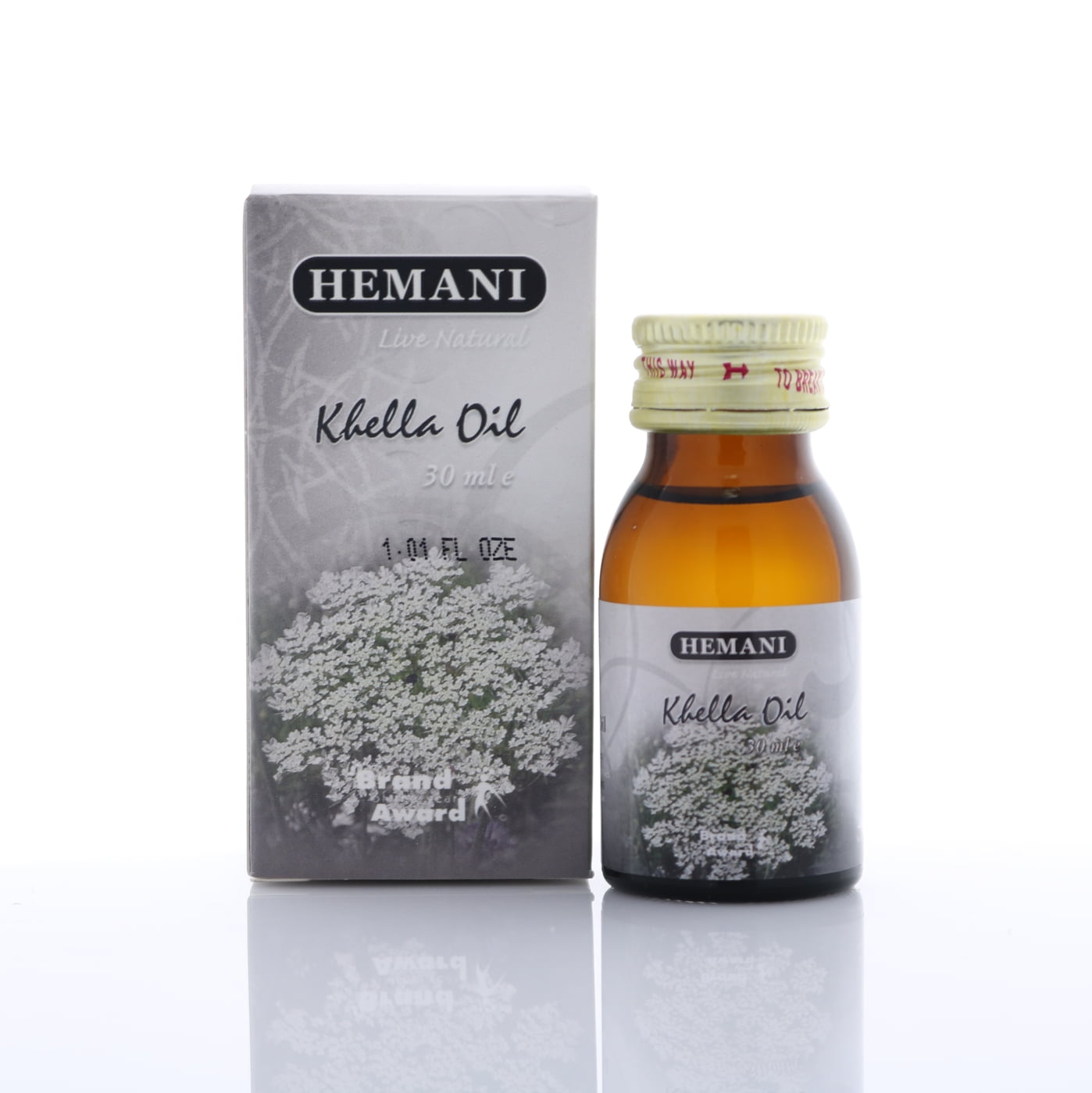 Hemani Khella Oil 30ml, Topical and Oral Use, Supports Cholesterol ...