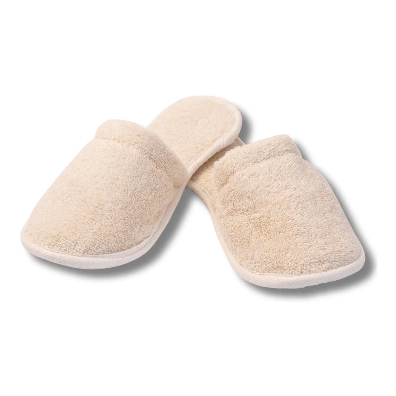 Eco Bath London Natural Toweling Slippers - Luxury 100% Organic Cotton ...