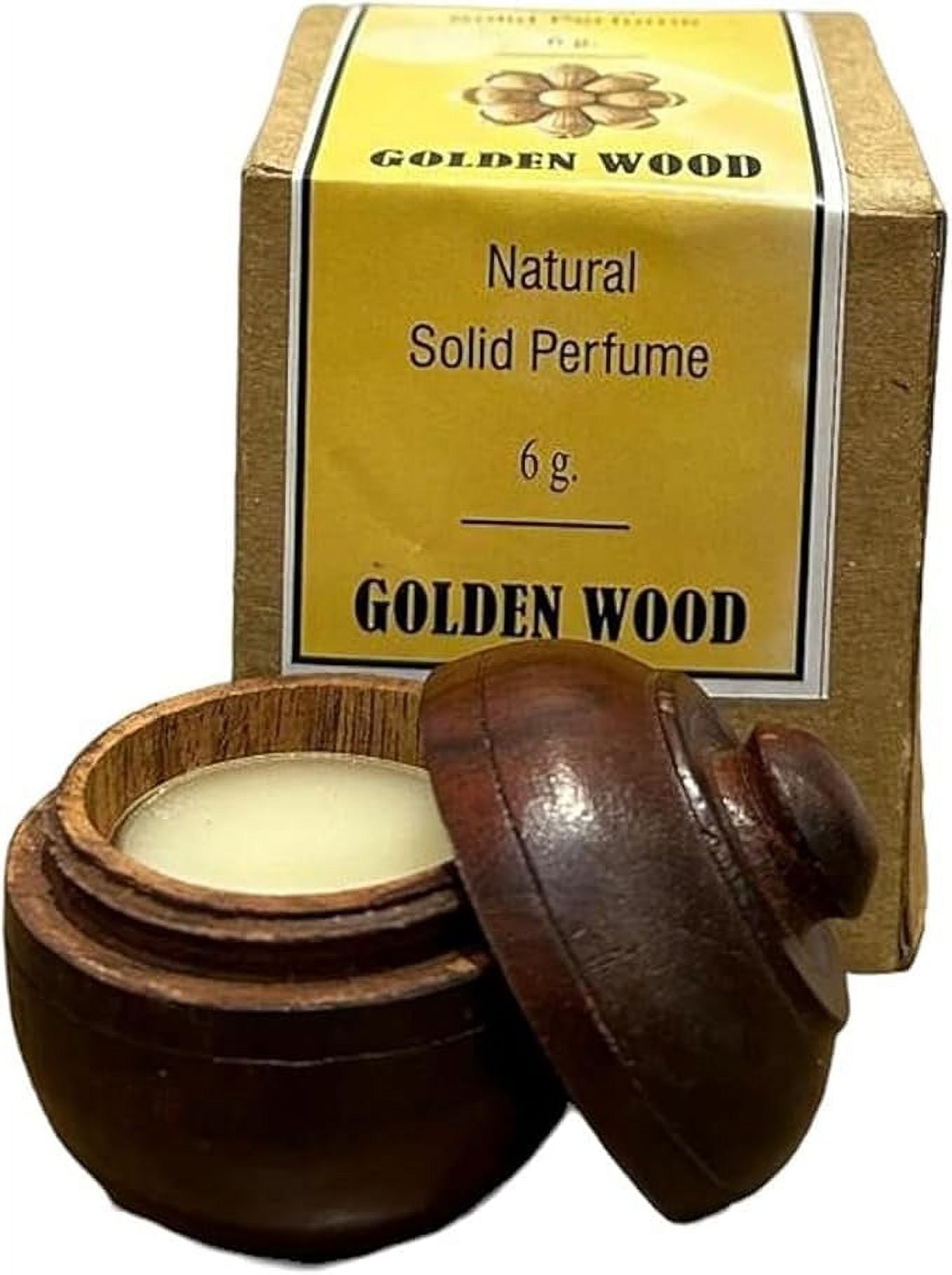 Natural Organic Golden Wood Solid Wax Perfume | Natural Wax in Mini ...