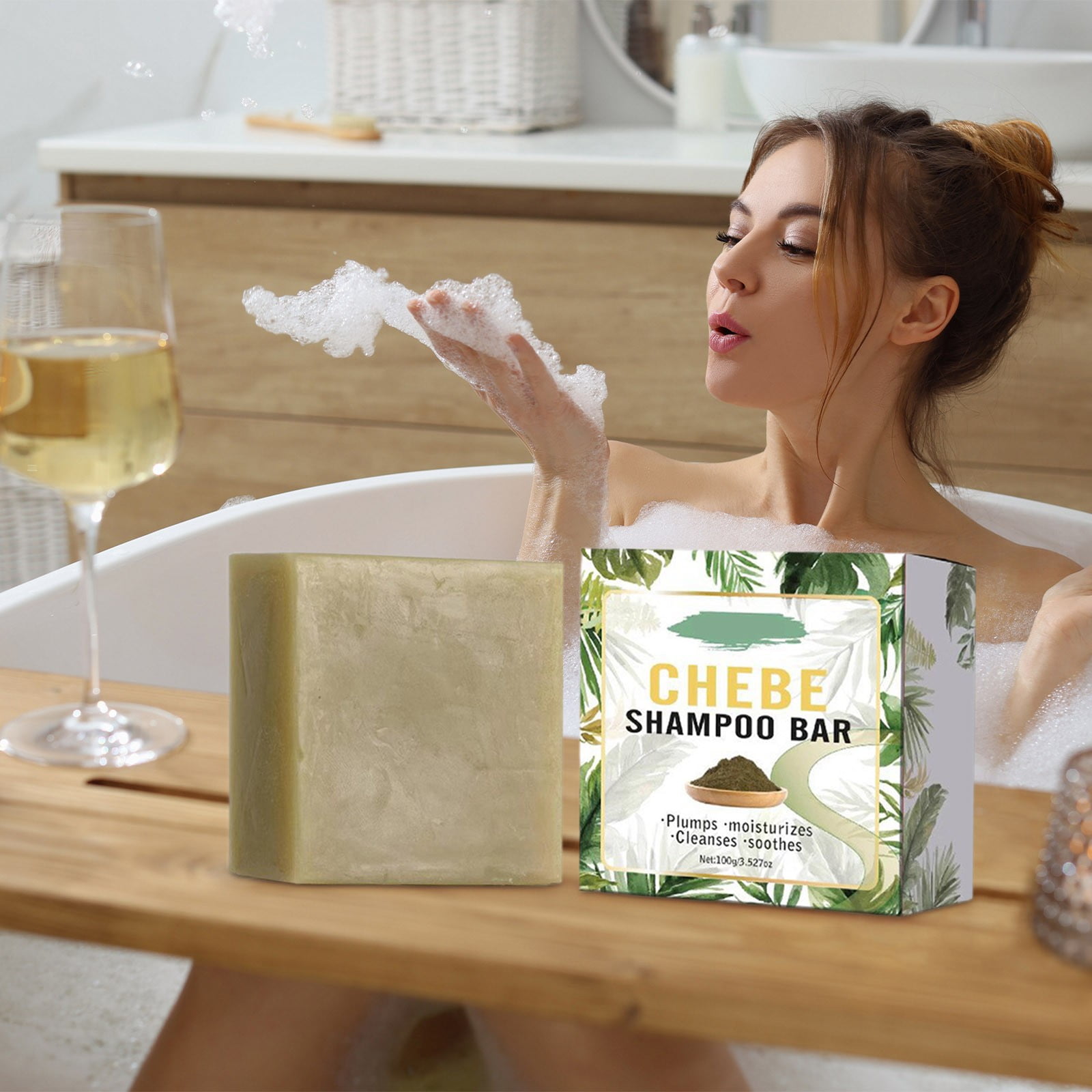 Natural Organic Shampoo Bar 3.5 oz,Premium Hair Care Gift Set,Eco ...