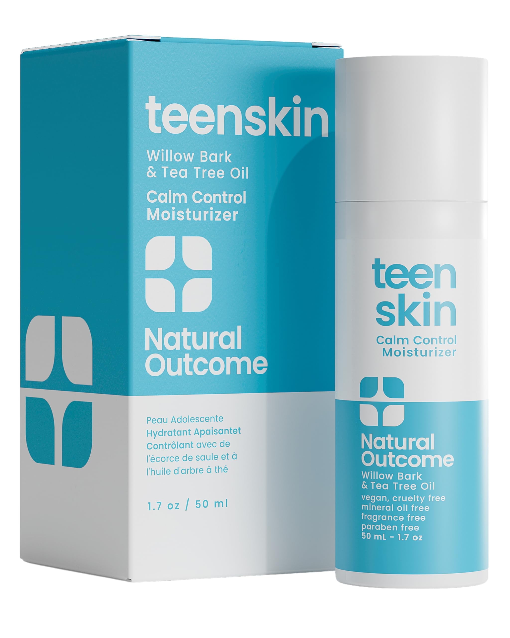 Natural Outcome Teen Skin Moisturizer, Acne Control, All Skin Types, 50 ...