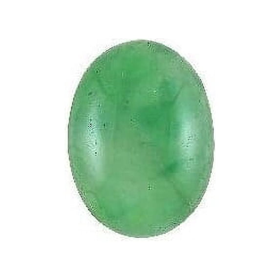 Natural Oval Double Cabochon 13.02ct Green Jadeite Jade GIA Certified ...