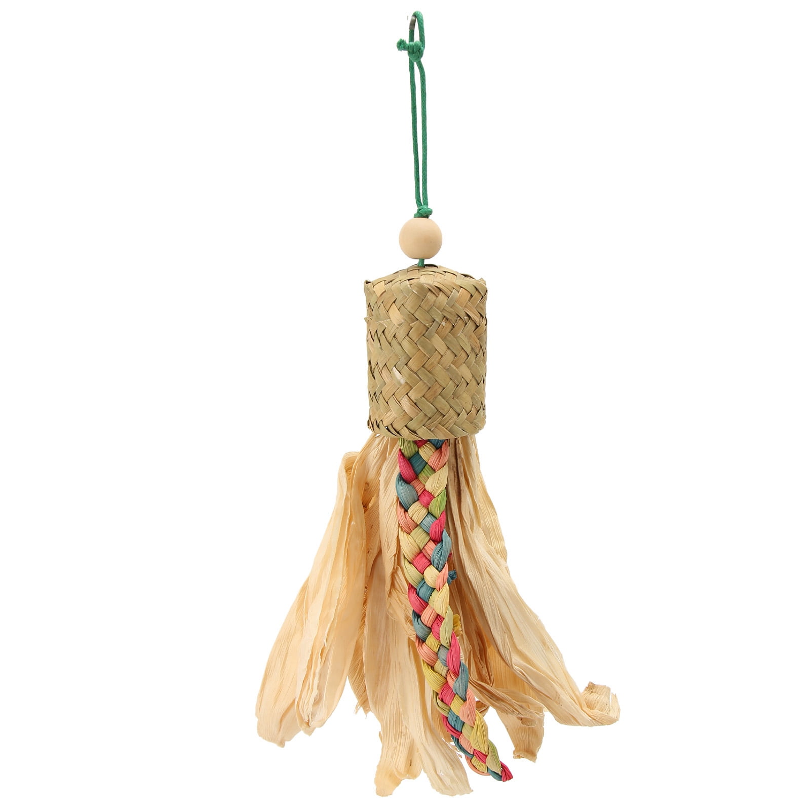 Natural Palm Corn Leaf Chew Toy, Safe Biting Weaving For Boredom Relief ...
