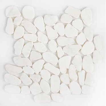 Stone Ten Sea Green Pebble Tile - DIY Backsplash Tile - 10 Pack ...