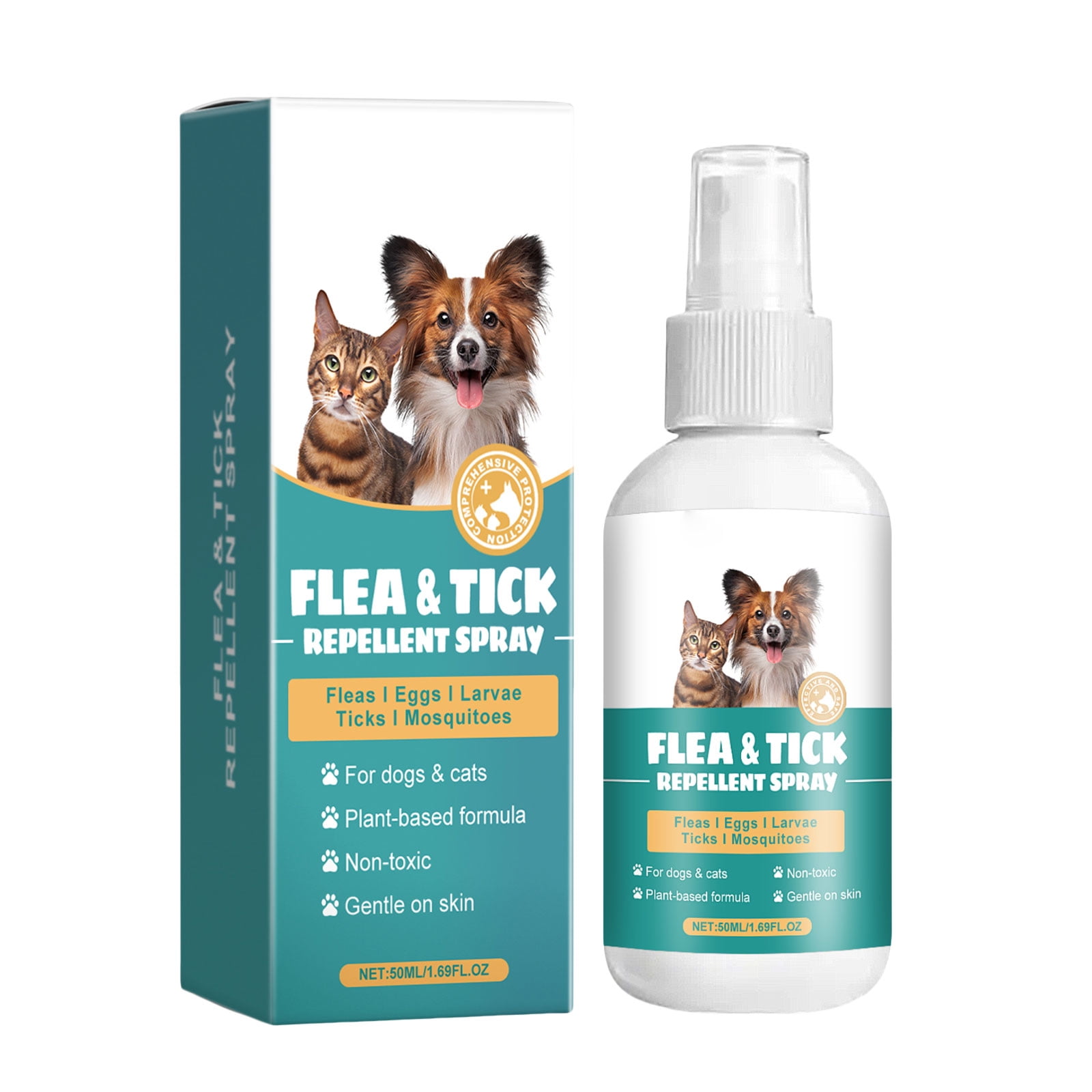 Natural Peppermint Lemon Extract Spray for Dogs Cats 50ml Helps Repel ...