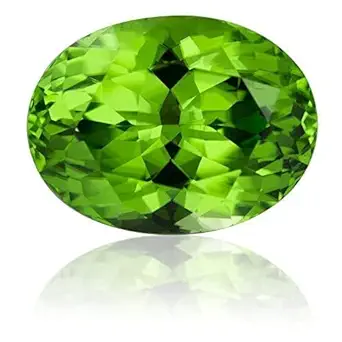 Natural Peridot Stone 5.25 Ratti 4.23 Carat Original Certified Green Astrology Rashi Ratan For ...