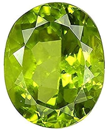 Natural Peridot Stone Original 11.37 Carat 12.25 Ratti Certified Green ...