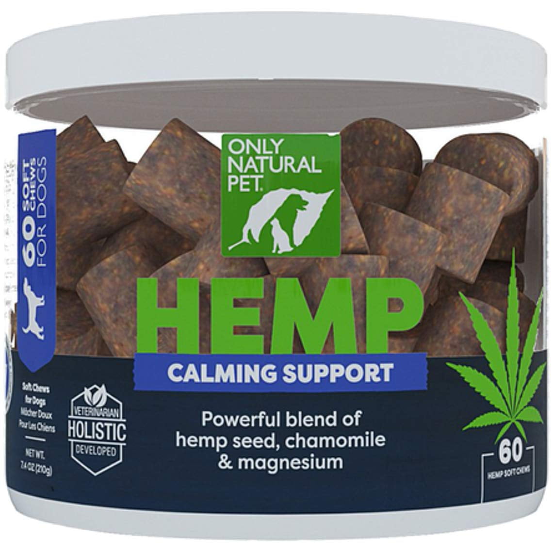 Only Natural Pet - Natural Hemp Soft Chew Bites for Dog Stress ...