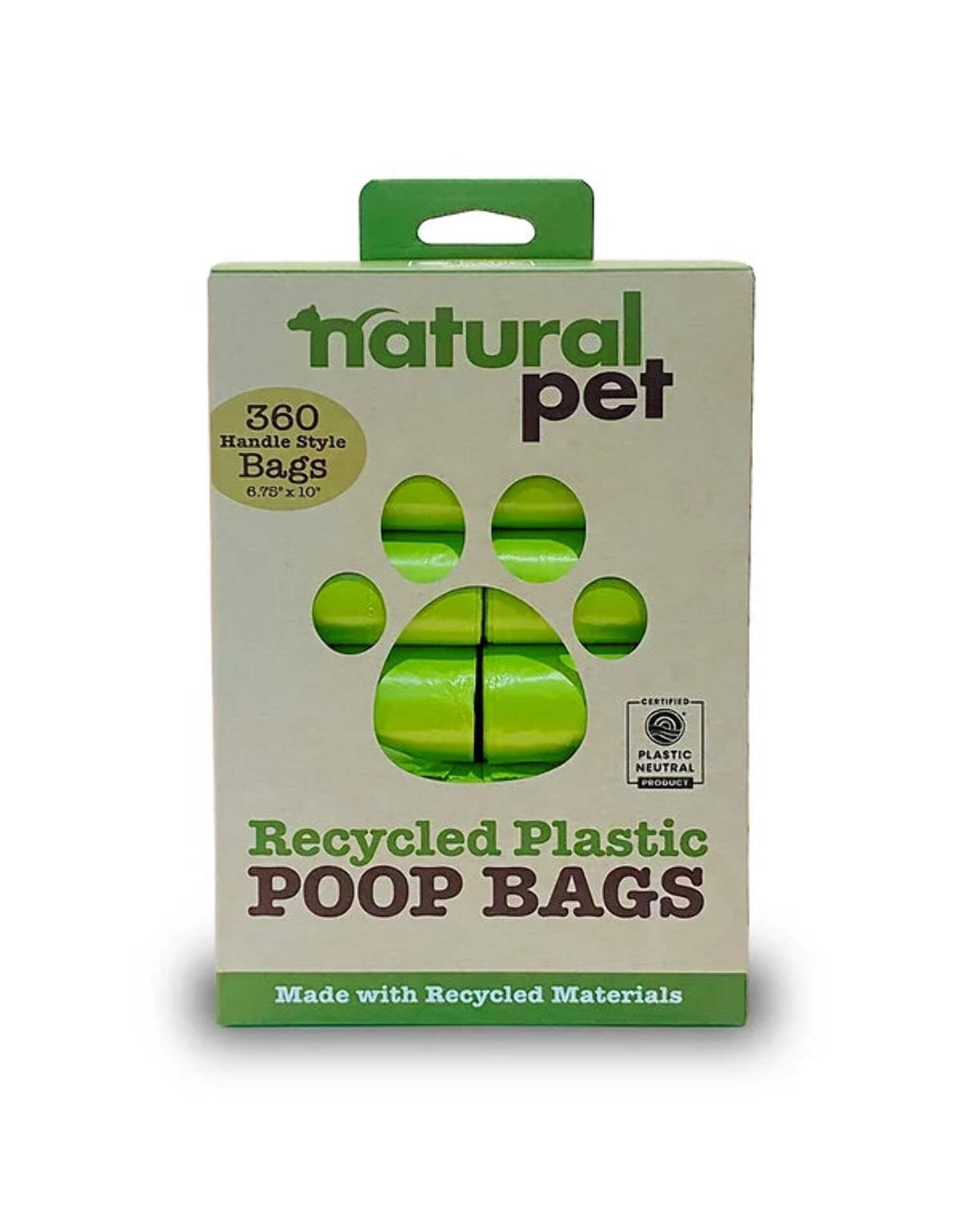 Natural Pet- Recycled Plastic Poop Bags 360 CT - Walmart.com