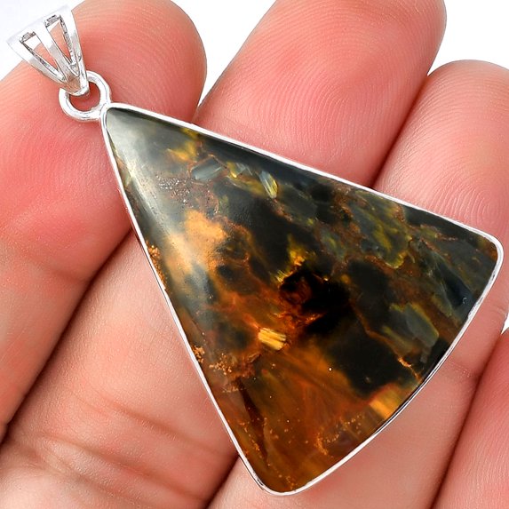 Natural Pietersite - Namibia 925 Sterling Silver Pendant Jewelry P-1001 ...