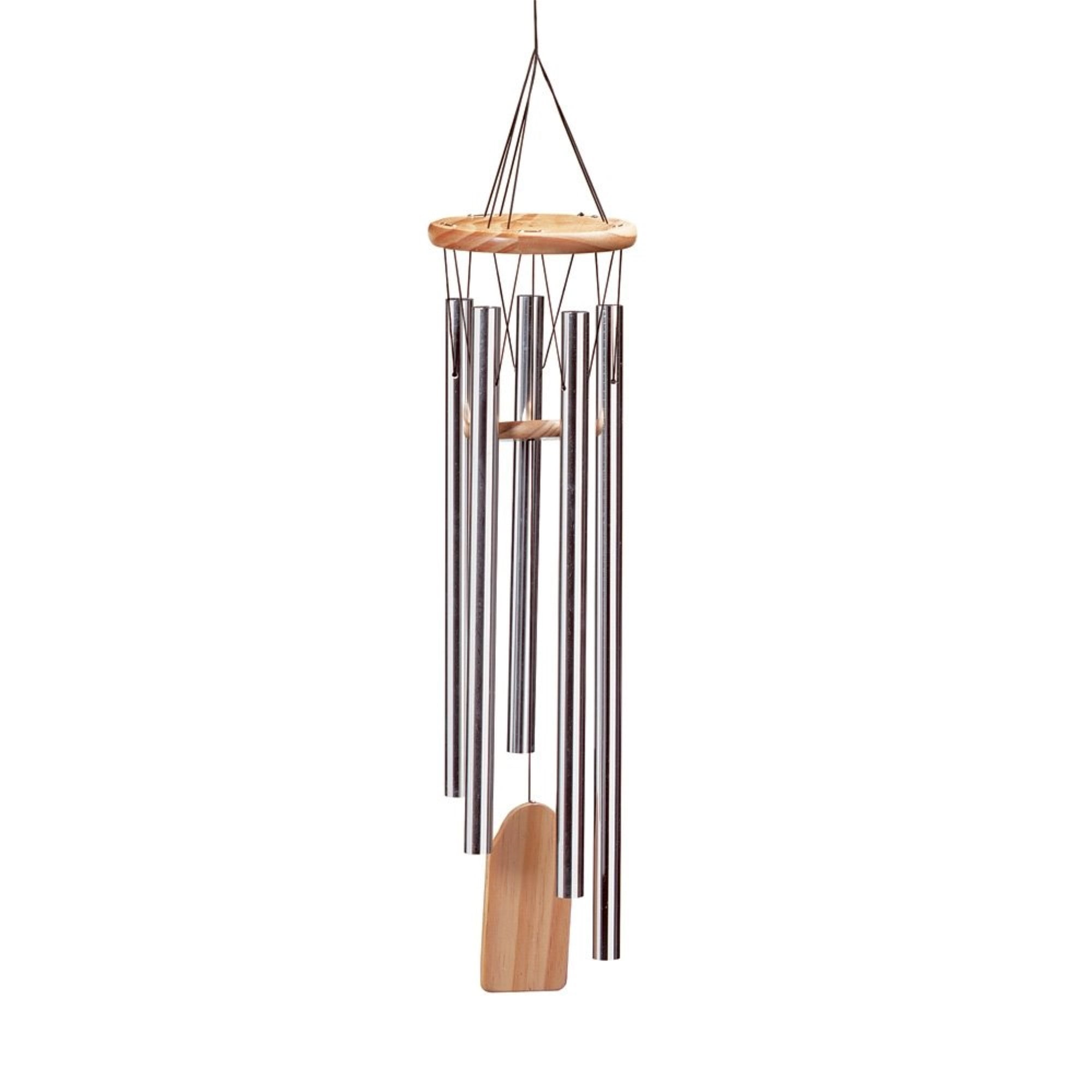 Gifts & Decor Aluminum Natural Pine Resonant Wind Chime - Walmart.com
