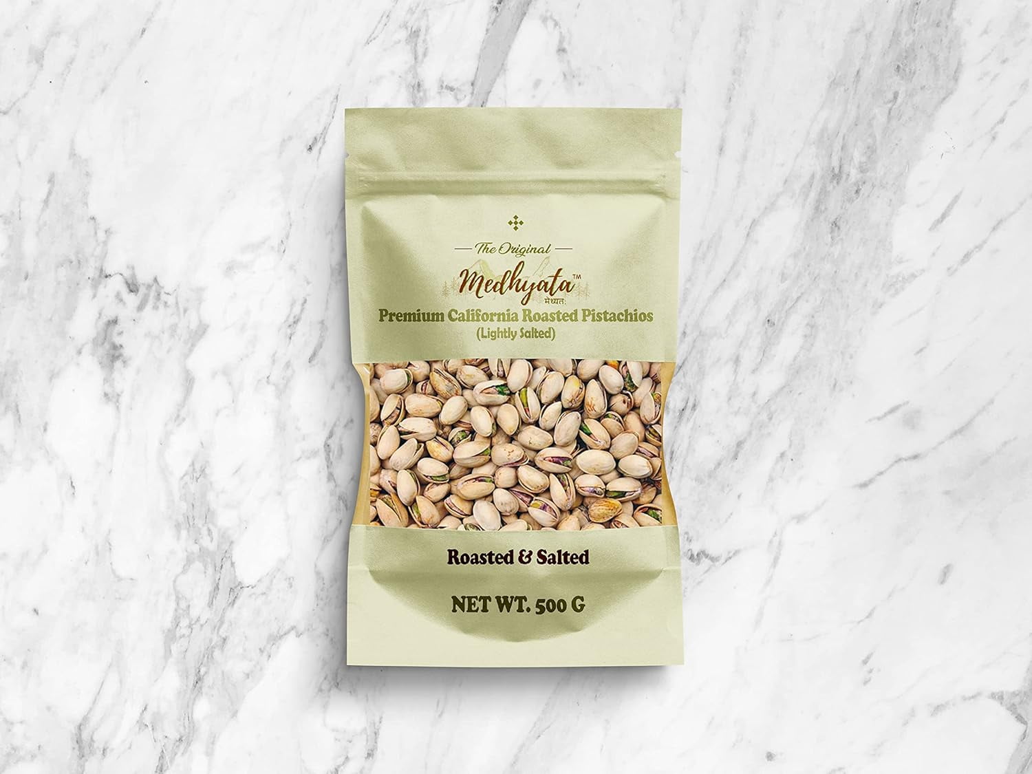 Natural Pistachios With Shell (Pista) By Medhyata 500gm, | Rich In ...