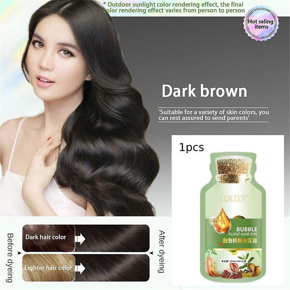 Natural Plant Hair Dye Bubble New Botanical Based for Grey Hair Color ...