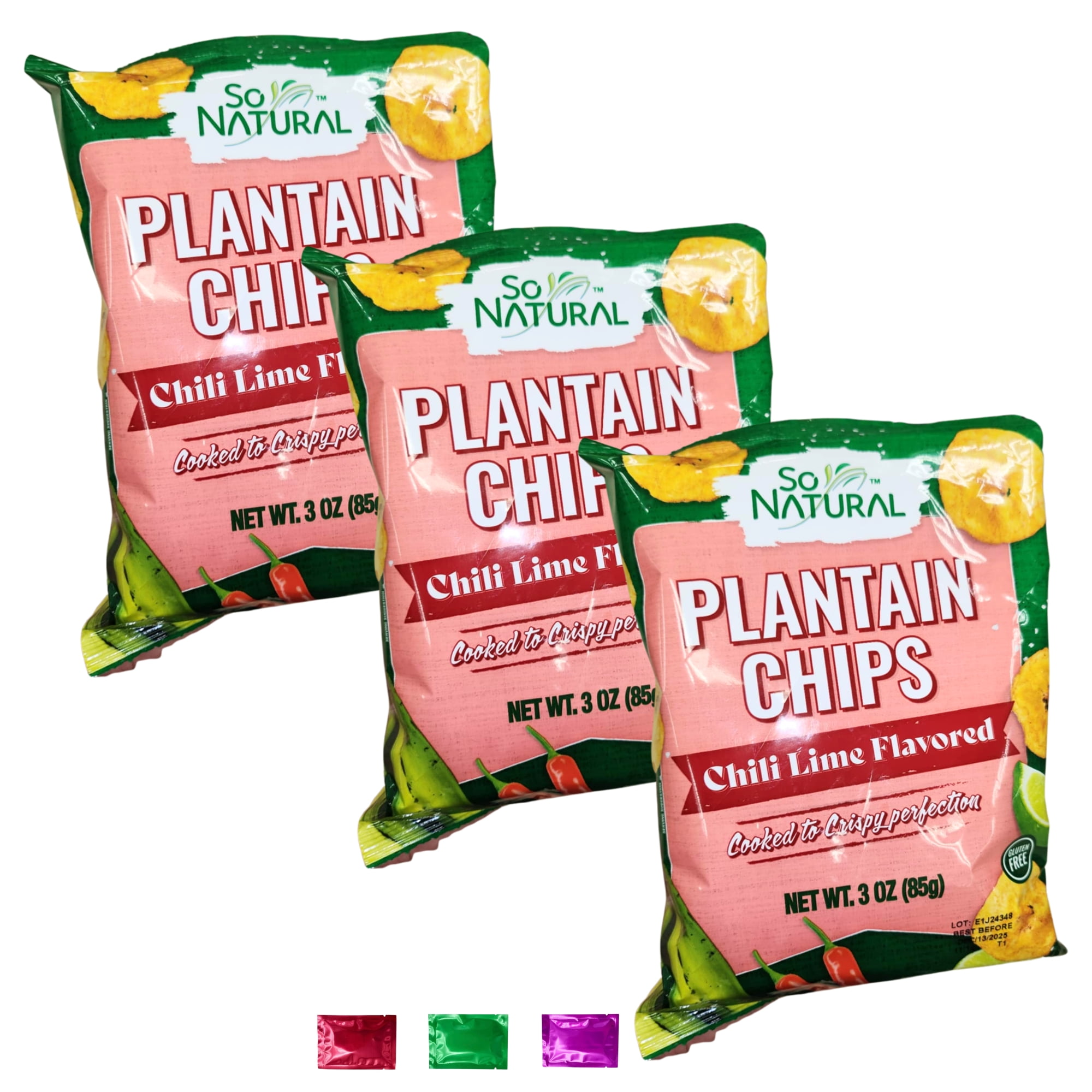 So Natural Plantain Chips Chili Lime Flavored Banana Chips, Healthy ...
