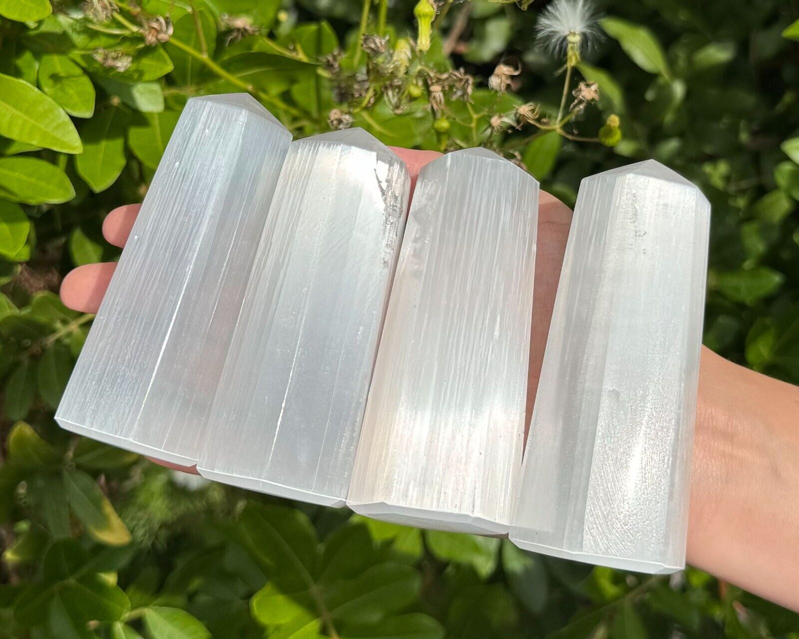 Natural Polished Crystal Obelisks / Towers - Choose Gemstone (Healing ...