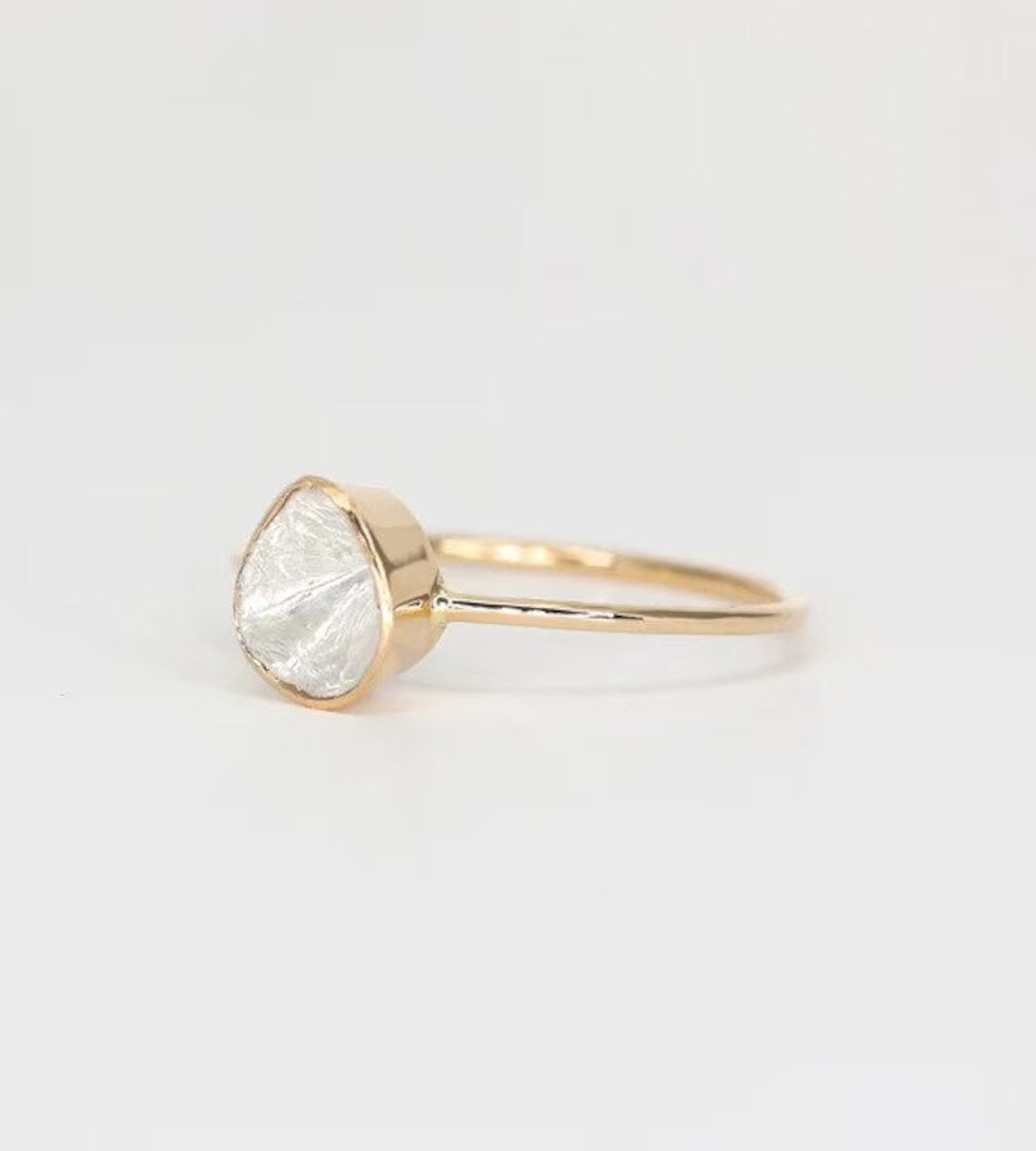 Natural Polki Diamond Ring, Polki Ring, Engagement Ring, Antique ...
