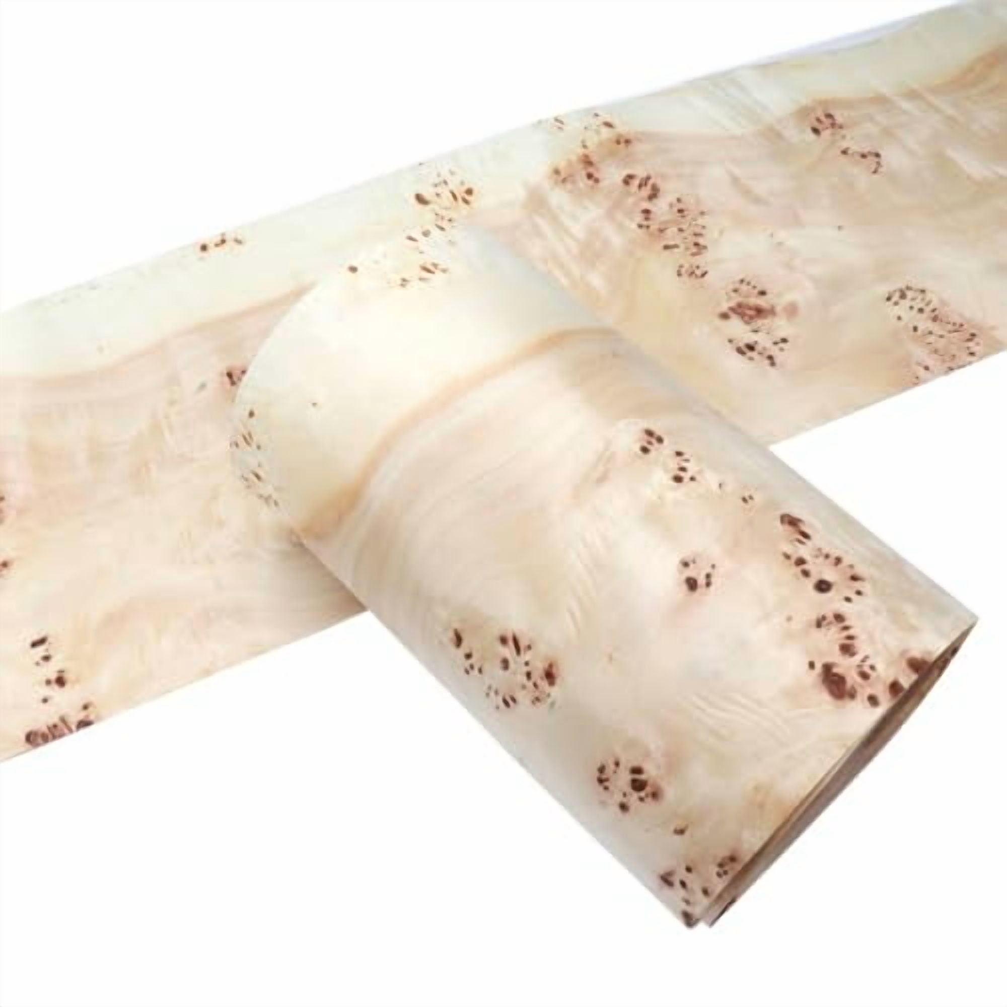 Natural Poplar Tree Veneer with Burl Wood Veneer Sheets - 11x66 Inches ...