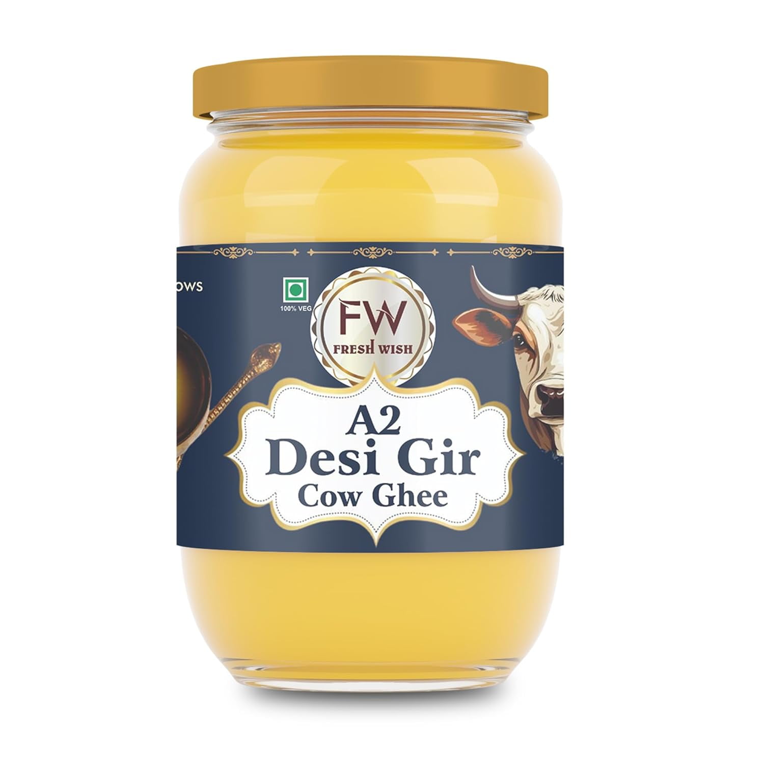 Natural Premium A2 Gir Cow Ghee By Fresh Wish | Naturally & Healthy ...