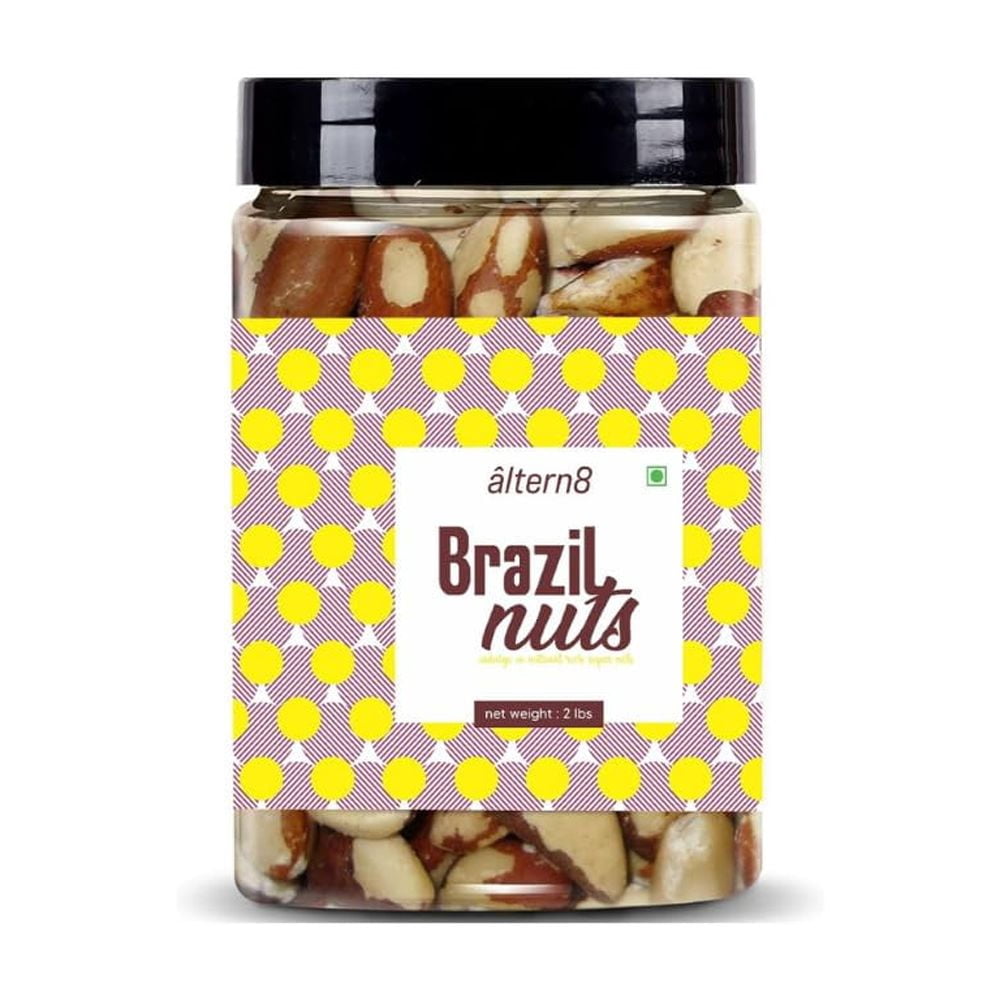Natural Premium Brazil Nuts By Âltern8 450gm, | Rich In Iron, Calcium ...