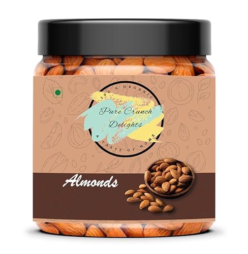 Natural Premium California Almond By Pure Crunch Delights 250gm, | Rich ...