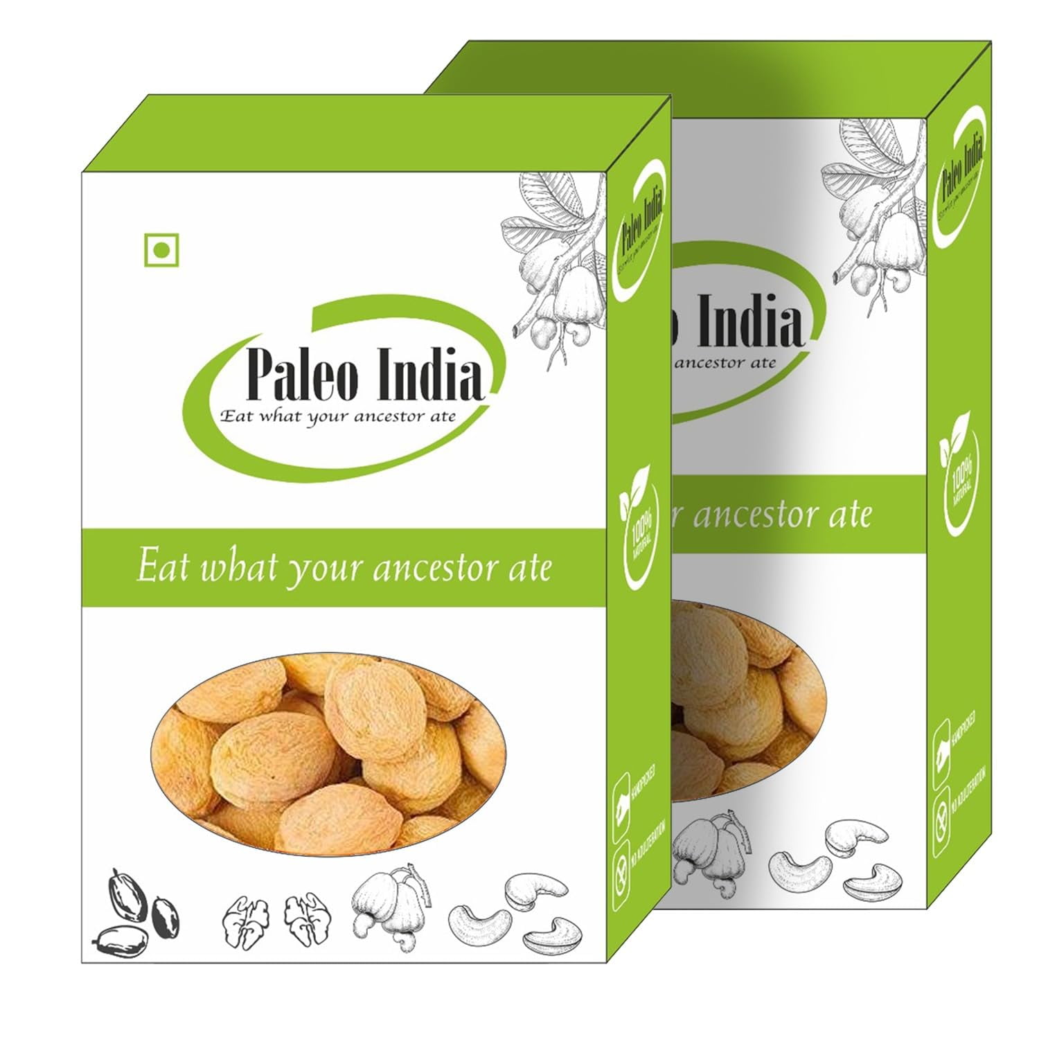 Natural Premium Dried Apricot By Paleo India 1kg, (500gm * 2) | Healthy ...