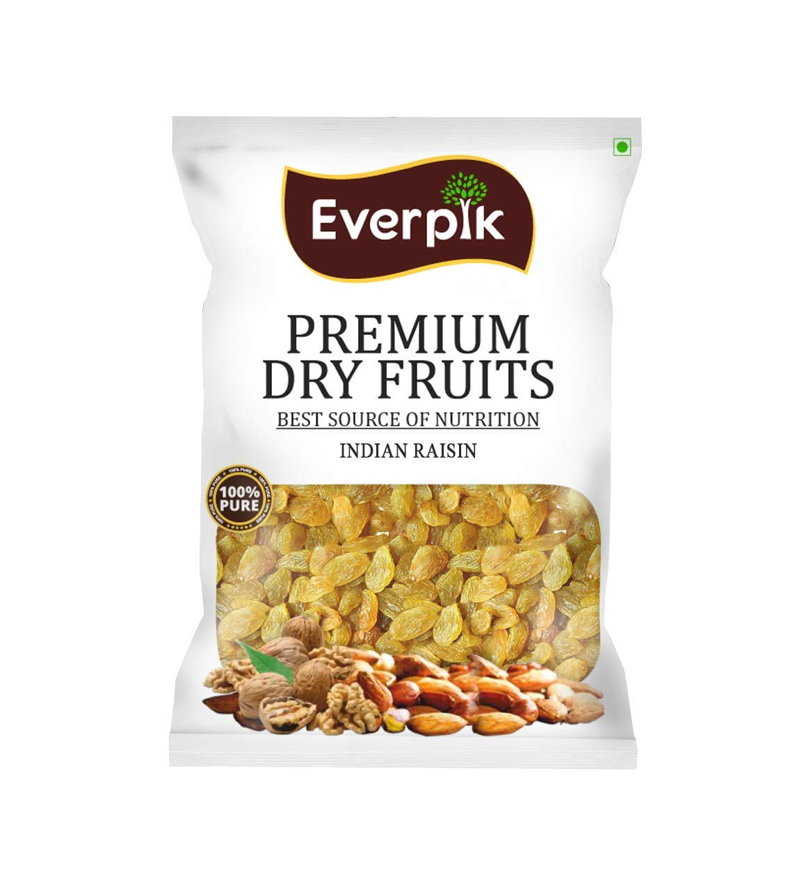 Natural Premium Indian Raisins By Everpik 1kg, (500gm * Pack Of 2 ...
