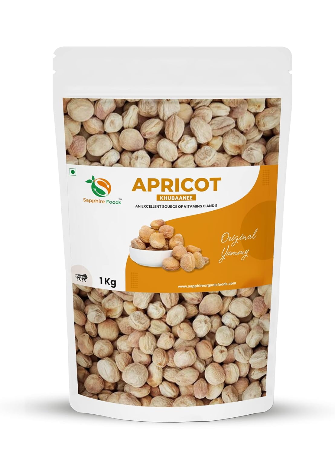 Natural Premium Jumbo Size Dried Apricots/ Khumani By Sapphire Foods ...