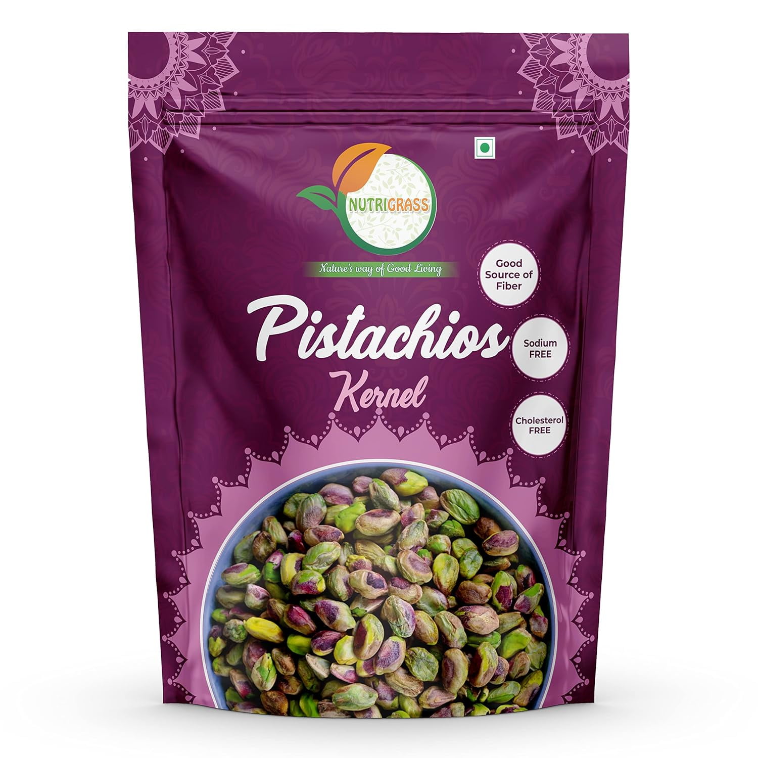 Natural Premium Pistachios Kernels Without Shell By Nutrigrass 1kg ...