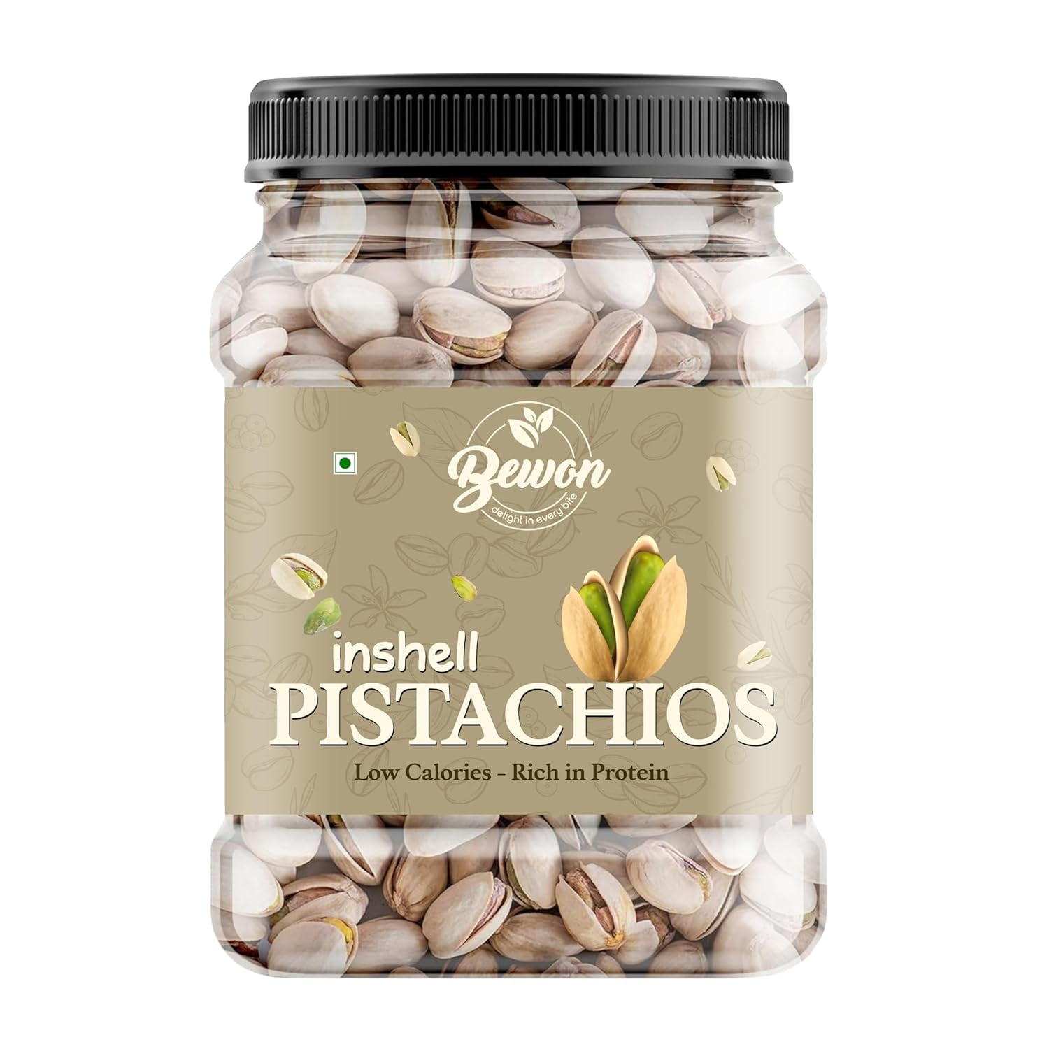 Natural Premium Pistachios With Shell By Bewon 500gm, | Good Source Of Protein Fiber Nutrients ...