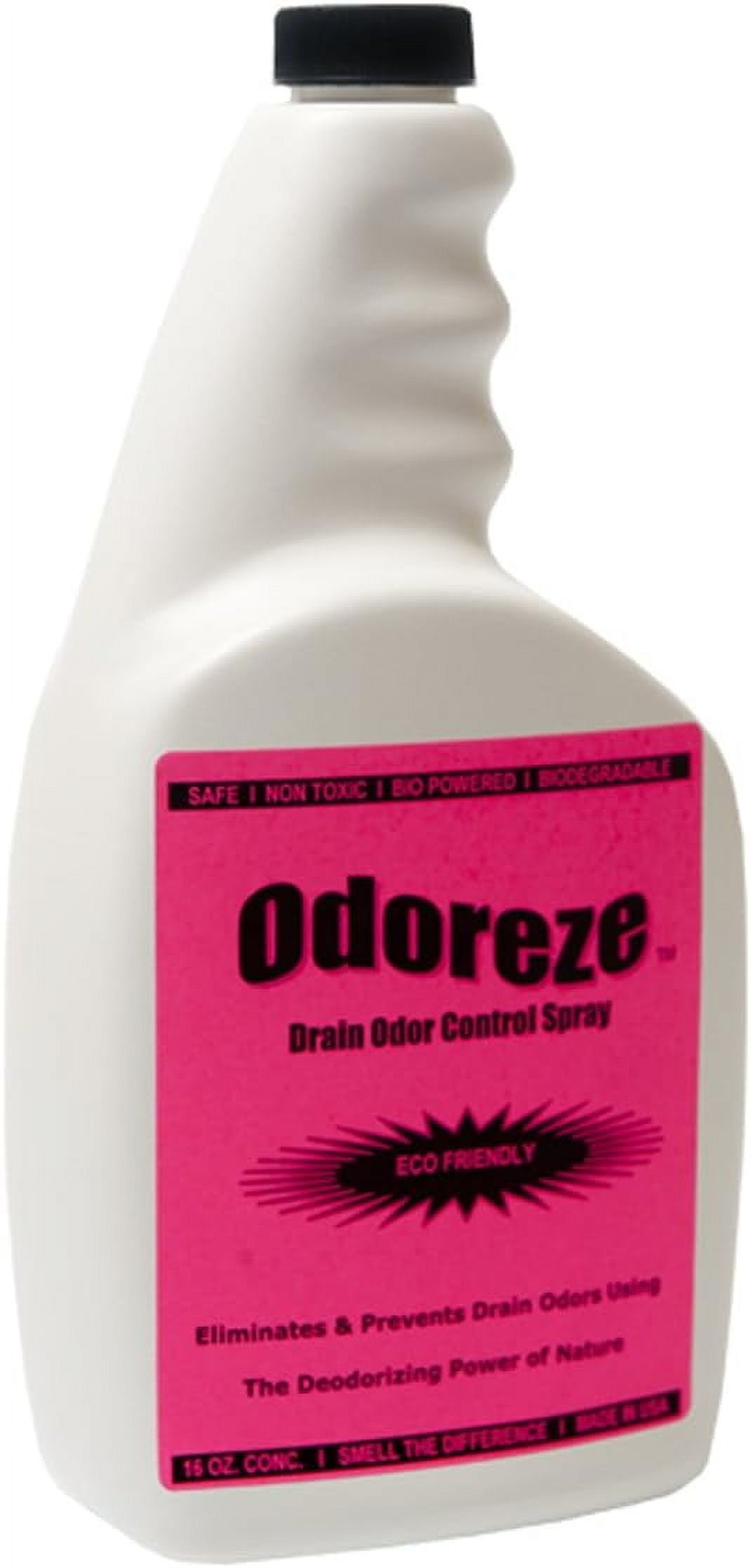 Natural Probiotic Drain Smell Deodorizer: 32 oz. Concentrate Makes 128 ...